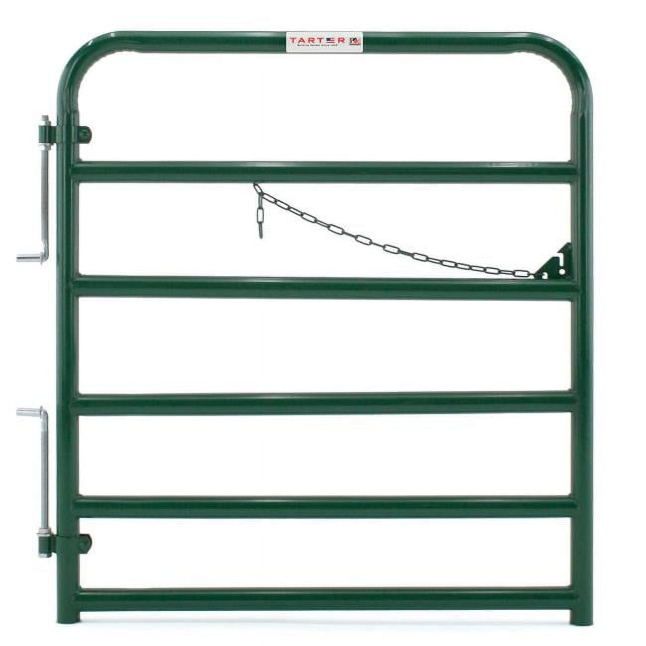 Tarter Farm & Ranch B2690808 Bullmax Round Corner Gate - 4 ft. - Green ...
