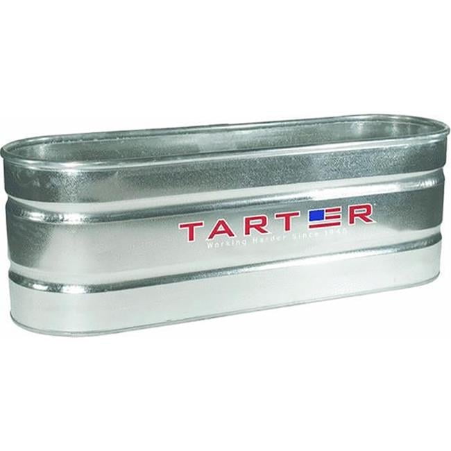 Tarter Gate 702402256 2 x 2 x 5 ft. 125 gal Oval Heavy Duty Galvanized ...