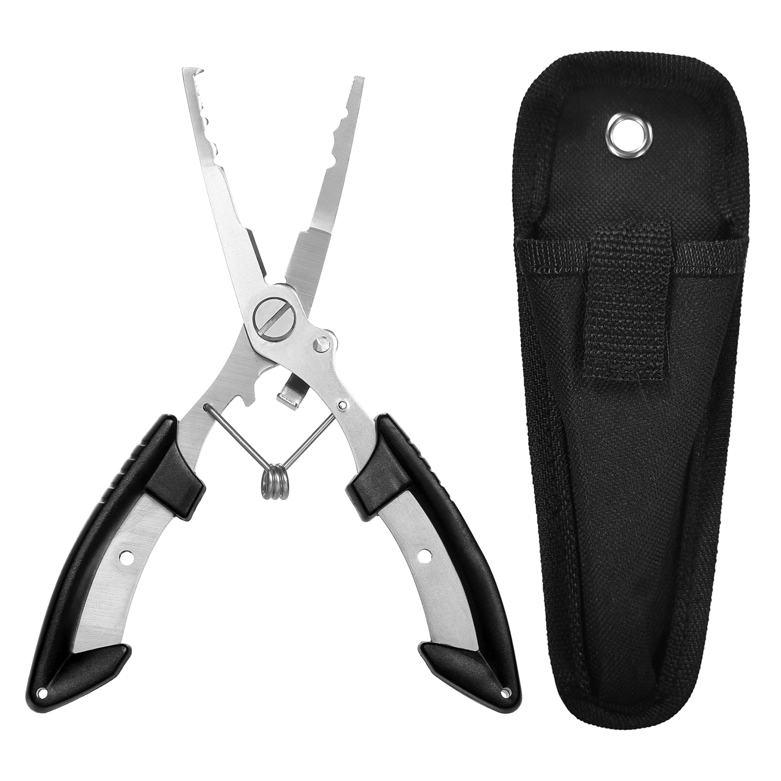 Taruor Aluminium Fishing Pliers Saltwater Multitool Scissors Hook ...