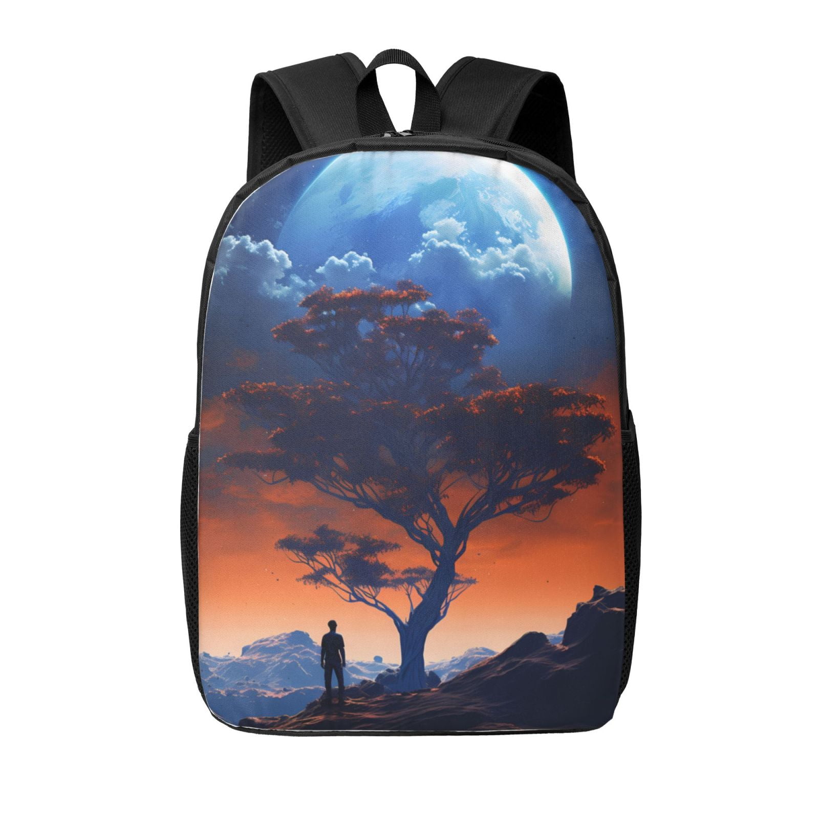 Tarvel Laptop Backpack for Women Men Beautiful Moonlit Tree 17 Inch ...