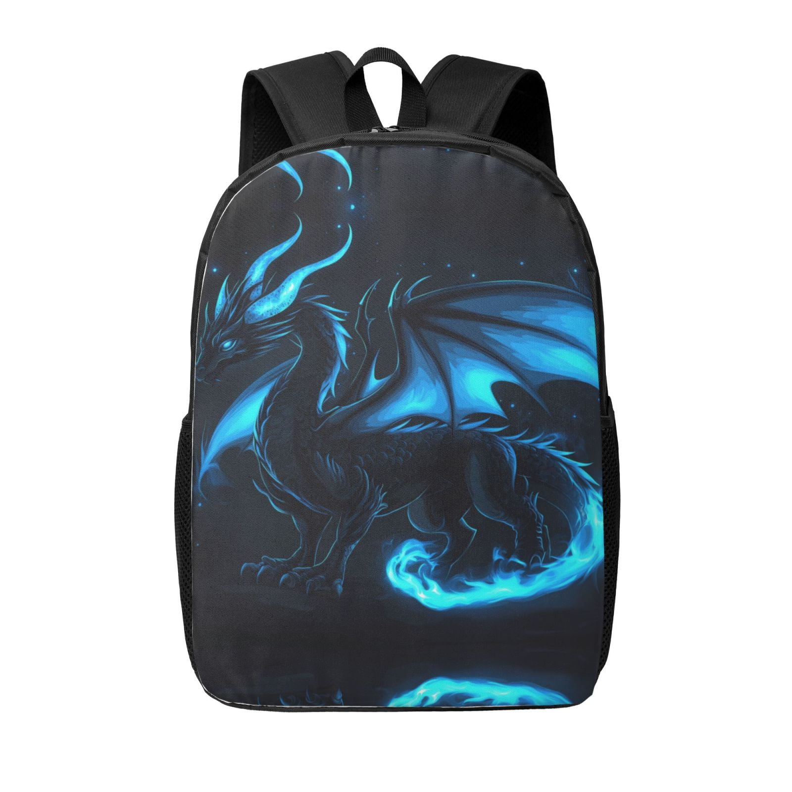 Tarvel Laptop Backpack for Women Men Blue Flame Dragon Aura 17 Inch ...