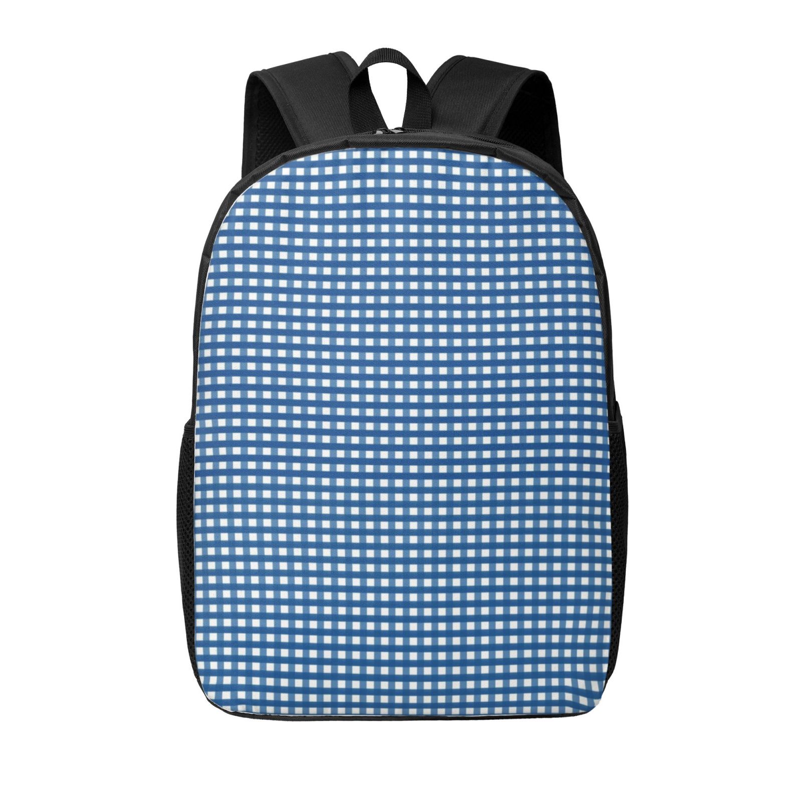 Tarvel Laptop Backpack for Women Men Blue Gingham 17 Inch Backpack for ...