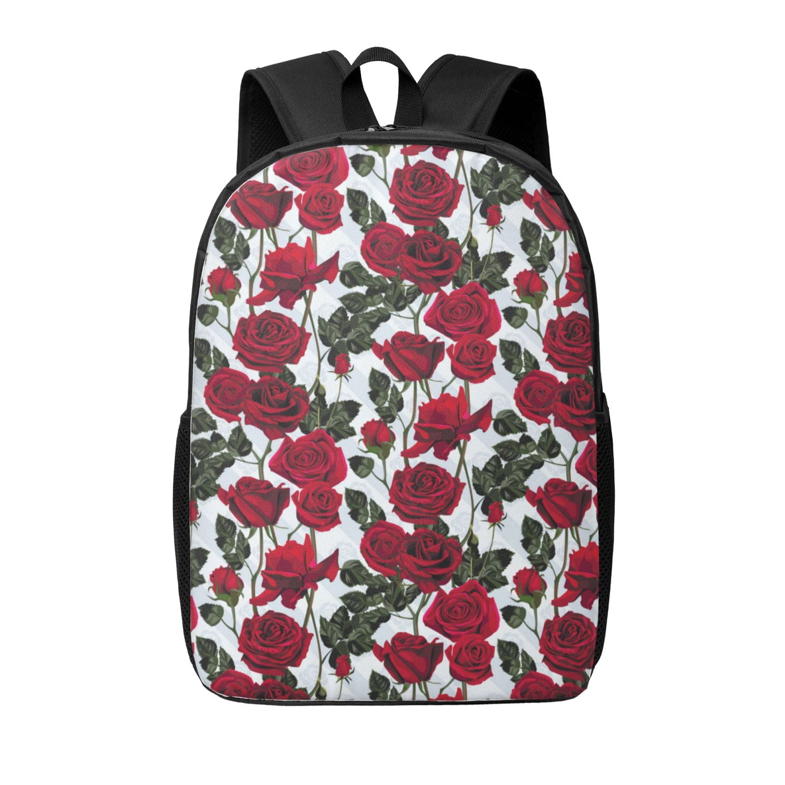 Tarvel Laptop Backpack for Women Men Bouquet Rose Flowers 17 Inch ...