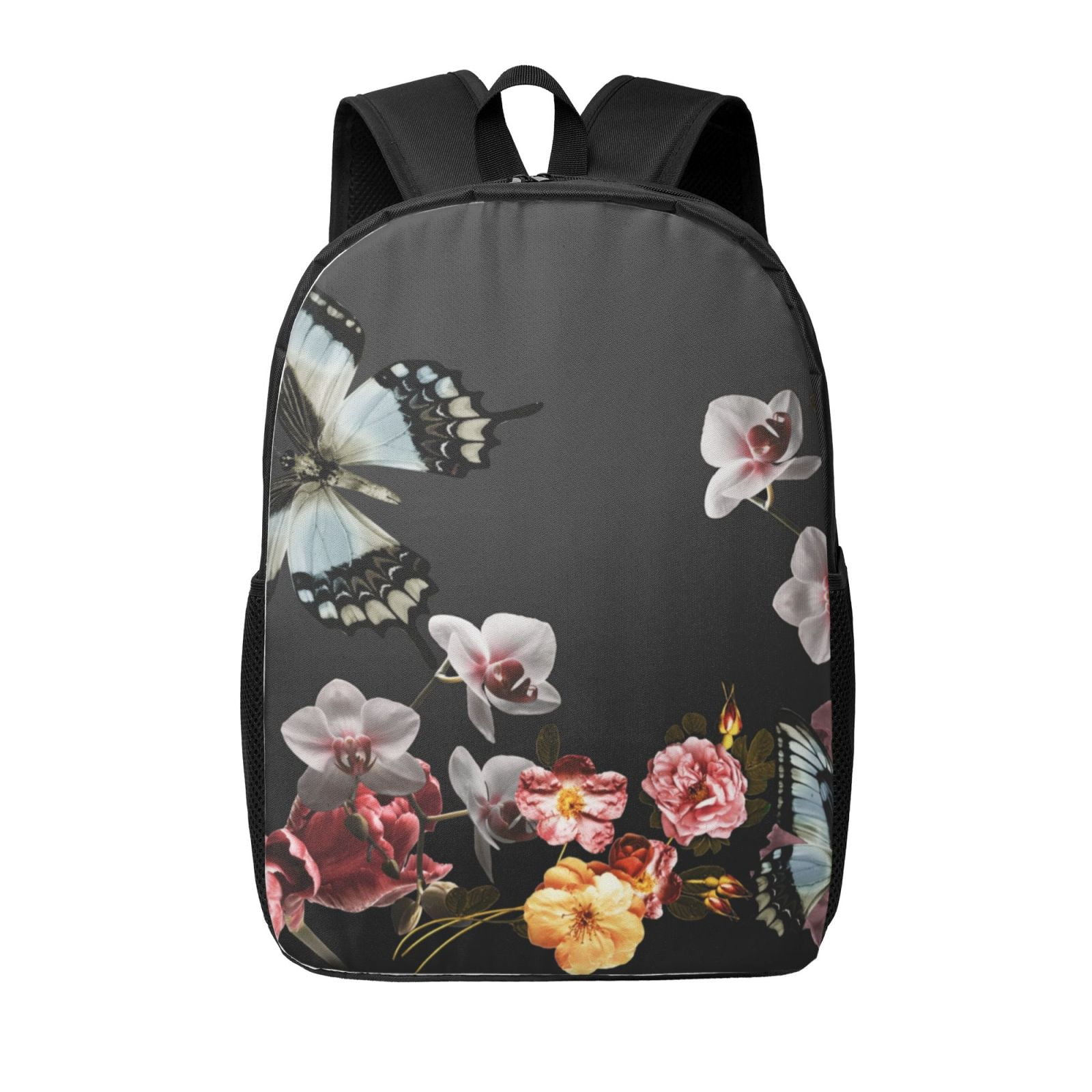 Tarvel Laptop Backpack for Women Men Butterfly with Fowers 17 Inch ...
