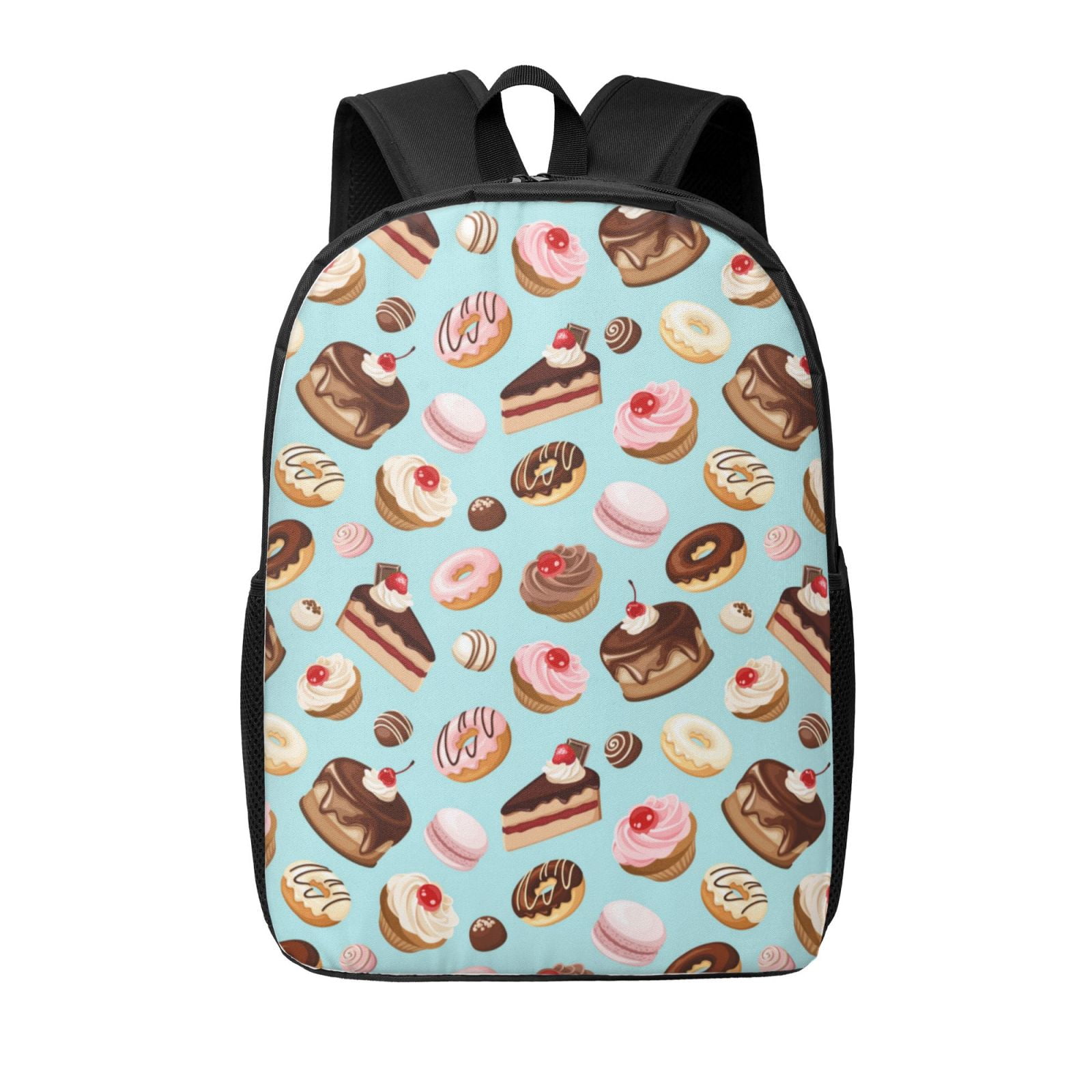 Tarvel Laptop Backpack for Women Men Chocolate Cake Donut Print 17 Inch ...