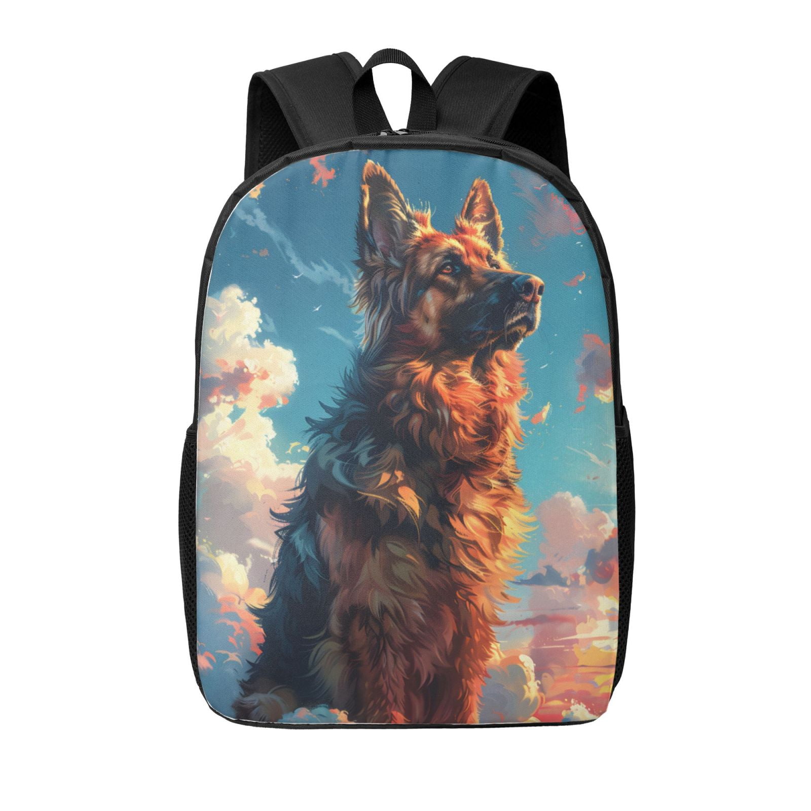 Tarvel Laptop Backpack for Women Men Colorful Cloud Shepherd Dog 17 ...