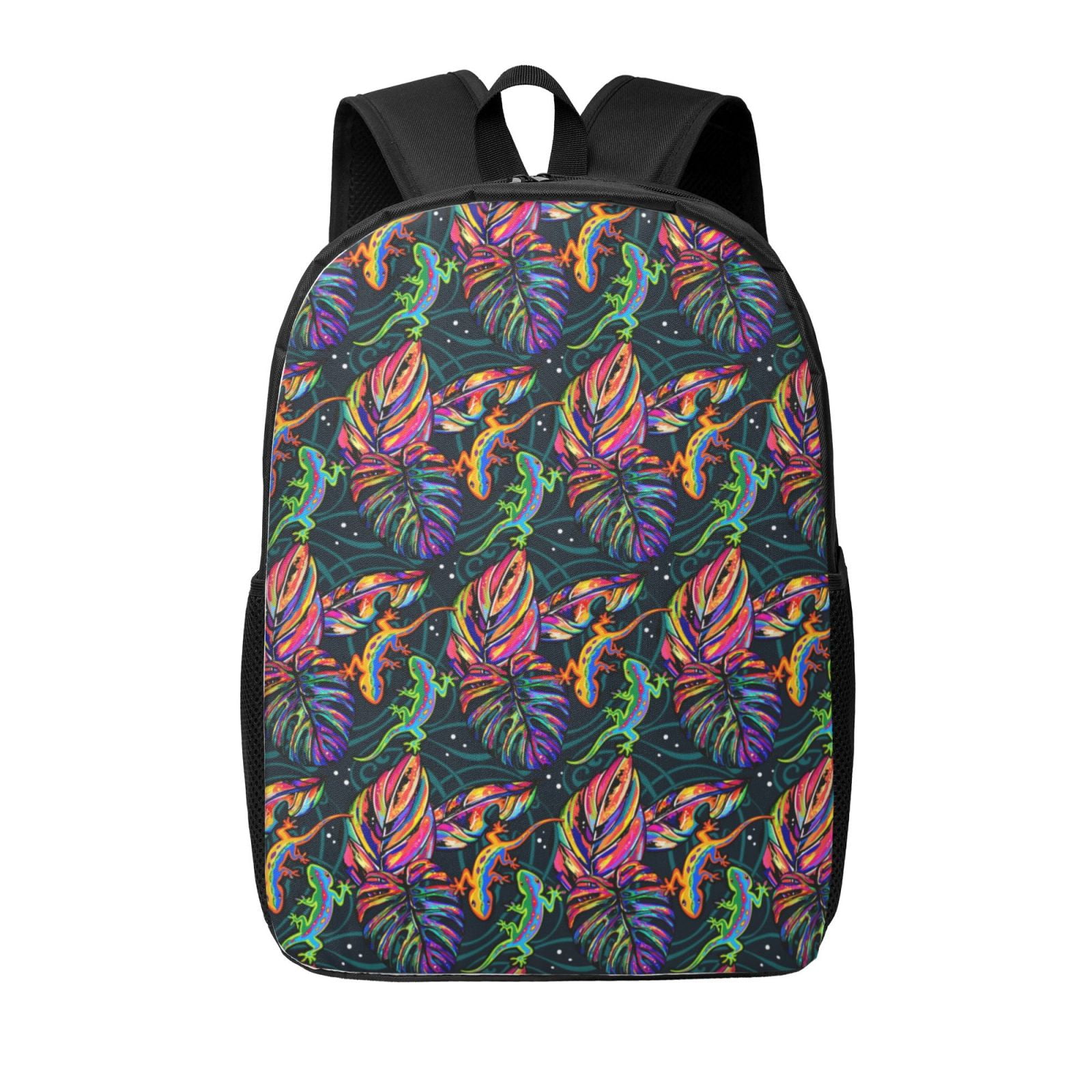 Tarvel Laptop Backpack for Women Men Colorful Gecko Cute Lizard 17 Inch ...