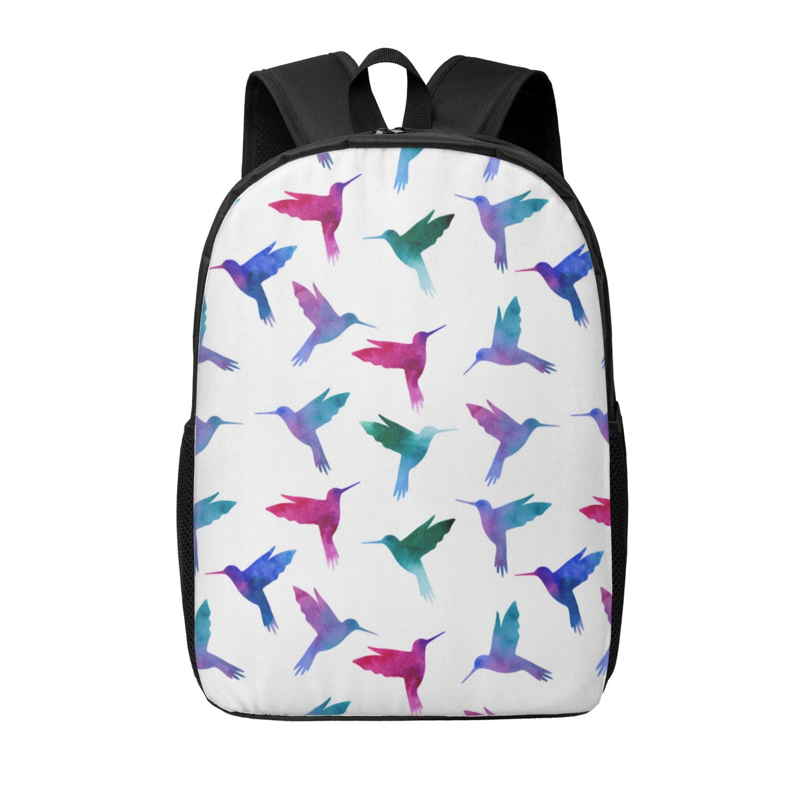 Tarvel Laptop Backpack for Women Men Colorful Hummingbird Print 17 Inch ...