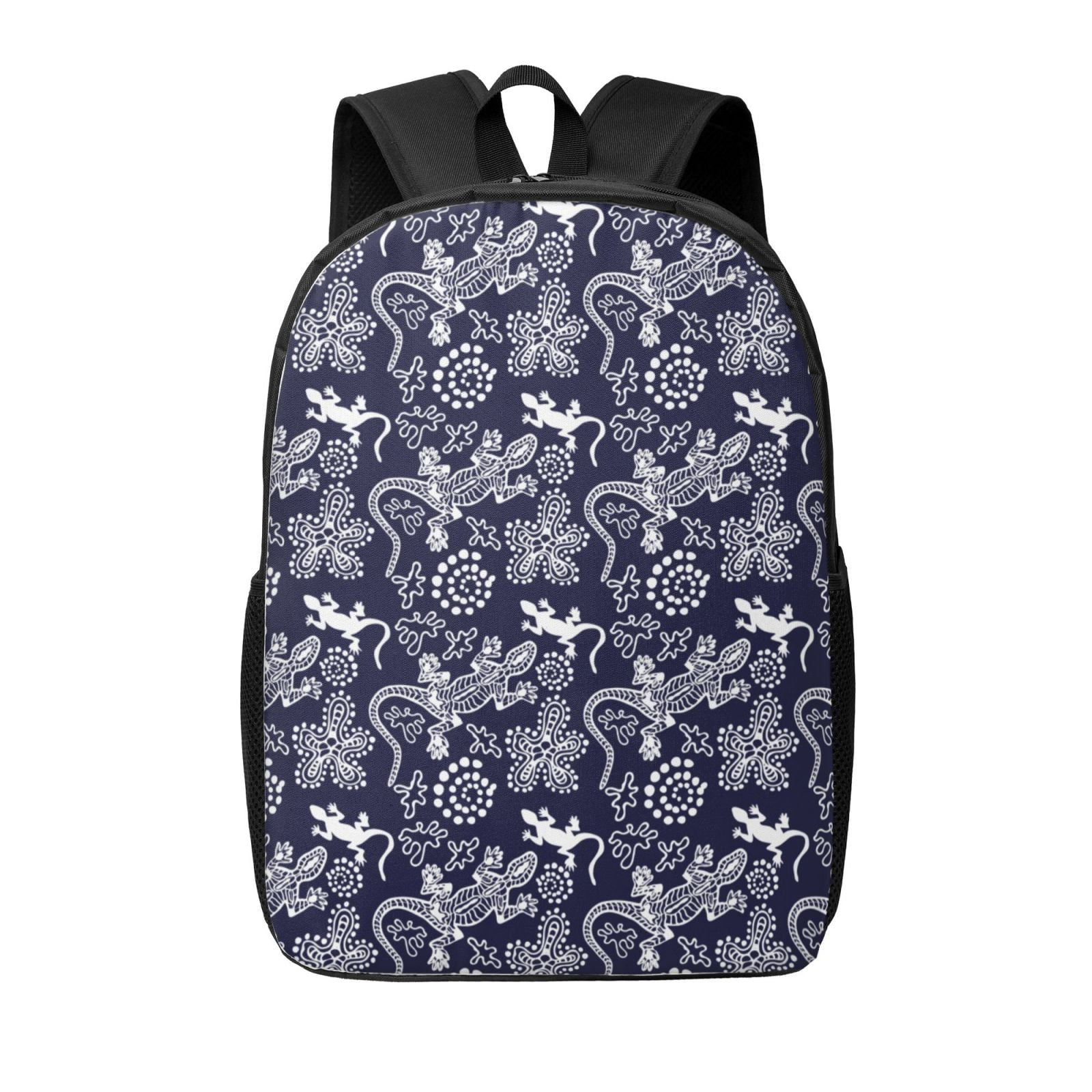 Tarvel Laptop Backpack for Women Men Exotic Gecko Lizard White 17 Inch ...