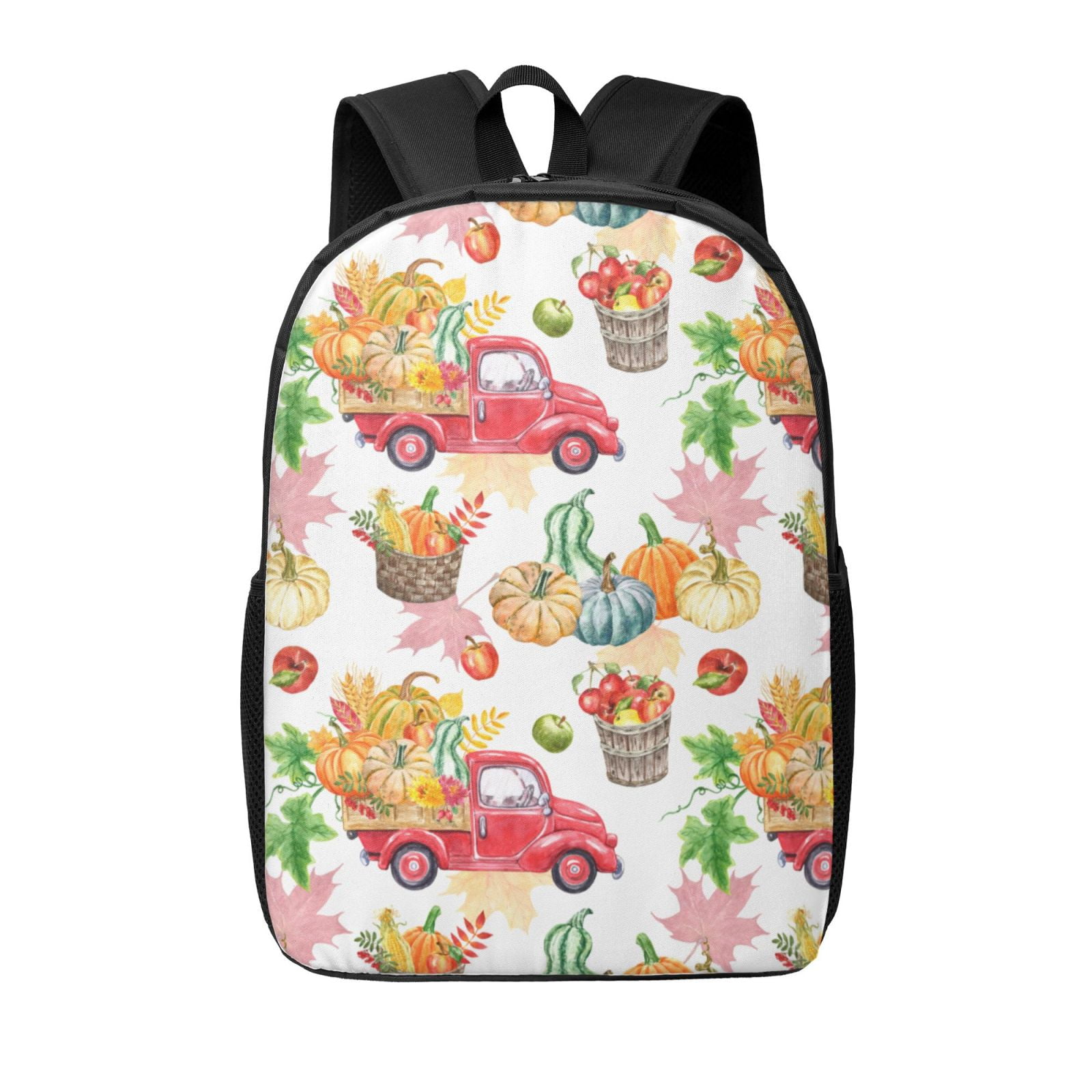 Tarvel Laptop Backpack for Women Men Fall harvest truck pumpkin 17 Inch ...