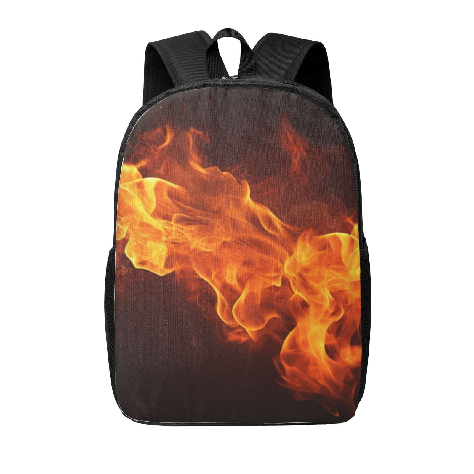 Tarvel Laptop Backpack for Women Men Fiery Orange Flames Energy 17 Inch ...