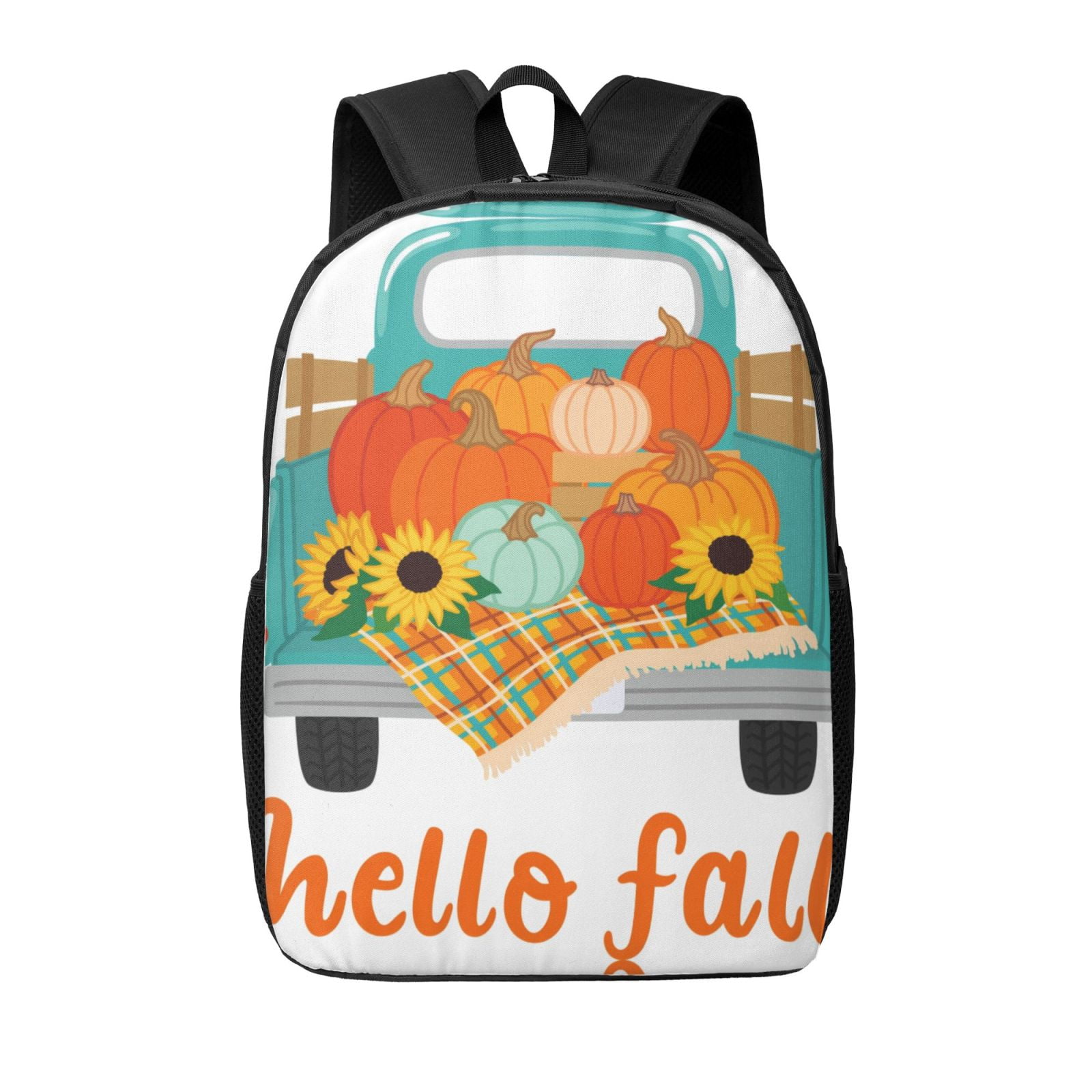 Tarvel Laptop Backpack for Women Men Hello Fall Farm Truck 17 Inch ...