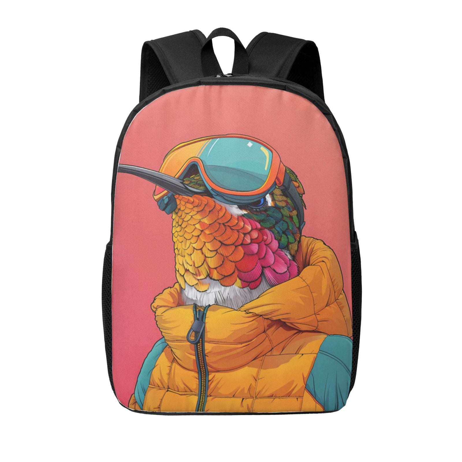 Tarvel Laptop Backpack for Women Men Hip Hummingbird In Jacket 17 Inch ...