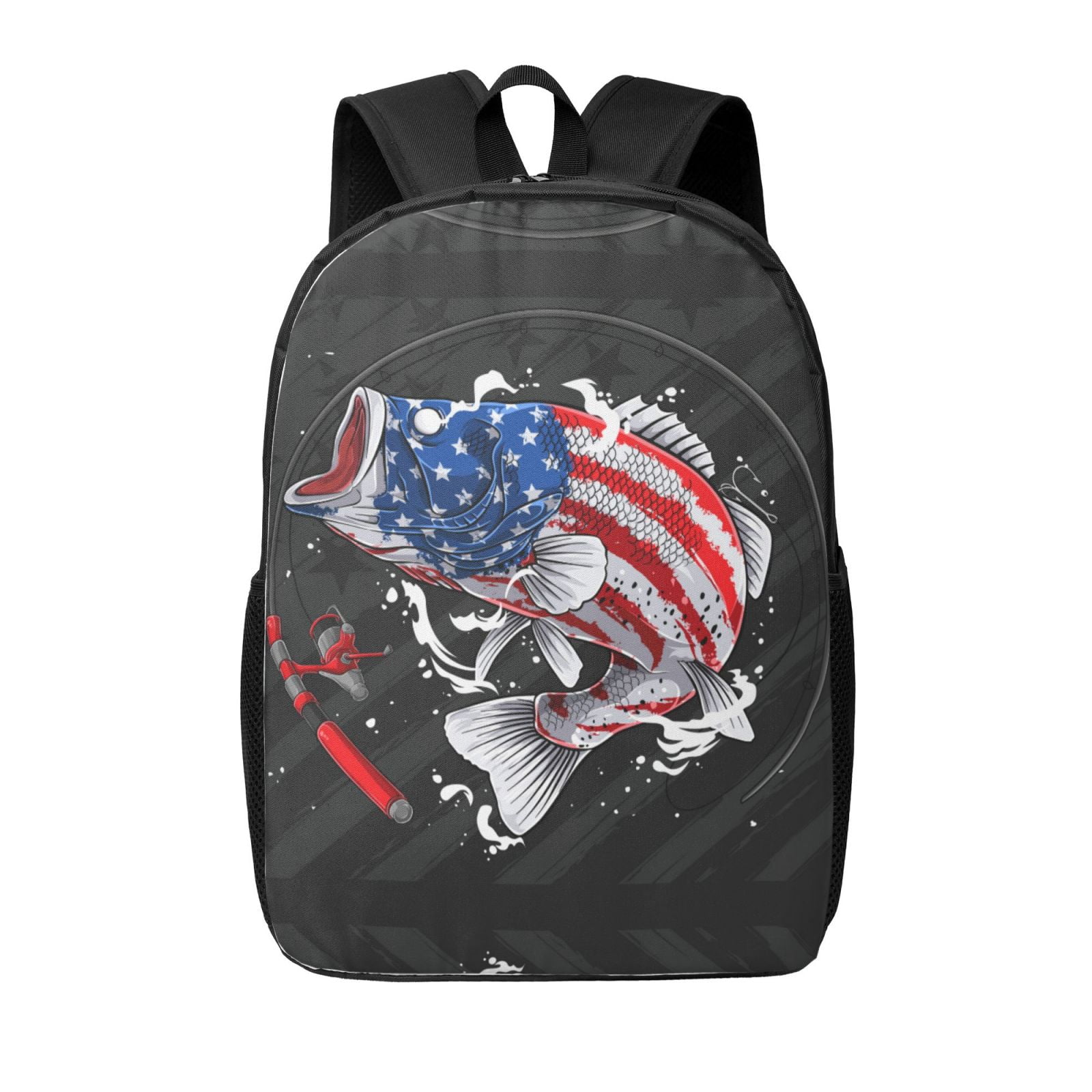 Tarvel Laptop Backpack for Women Men Largemouth Bass Fish in USA 17 ...