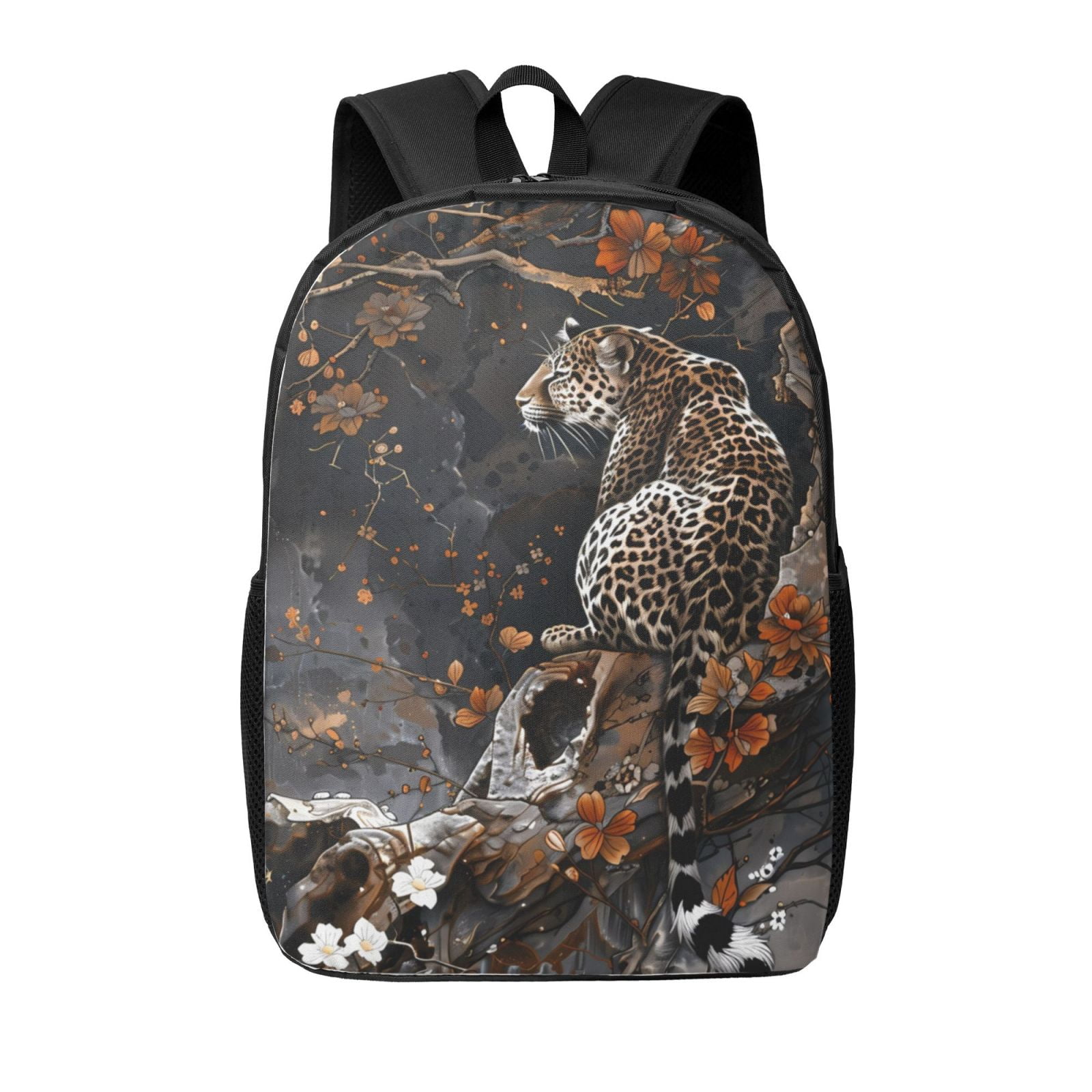 Tarvel Laptop Backpack for Women Men Leopard On Tree Branch 17 Inch ...