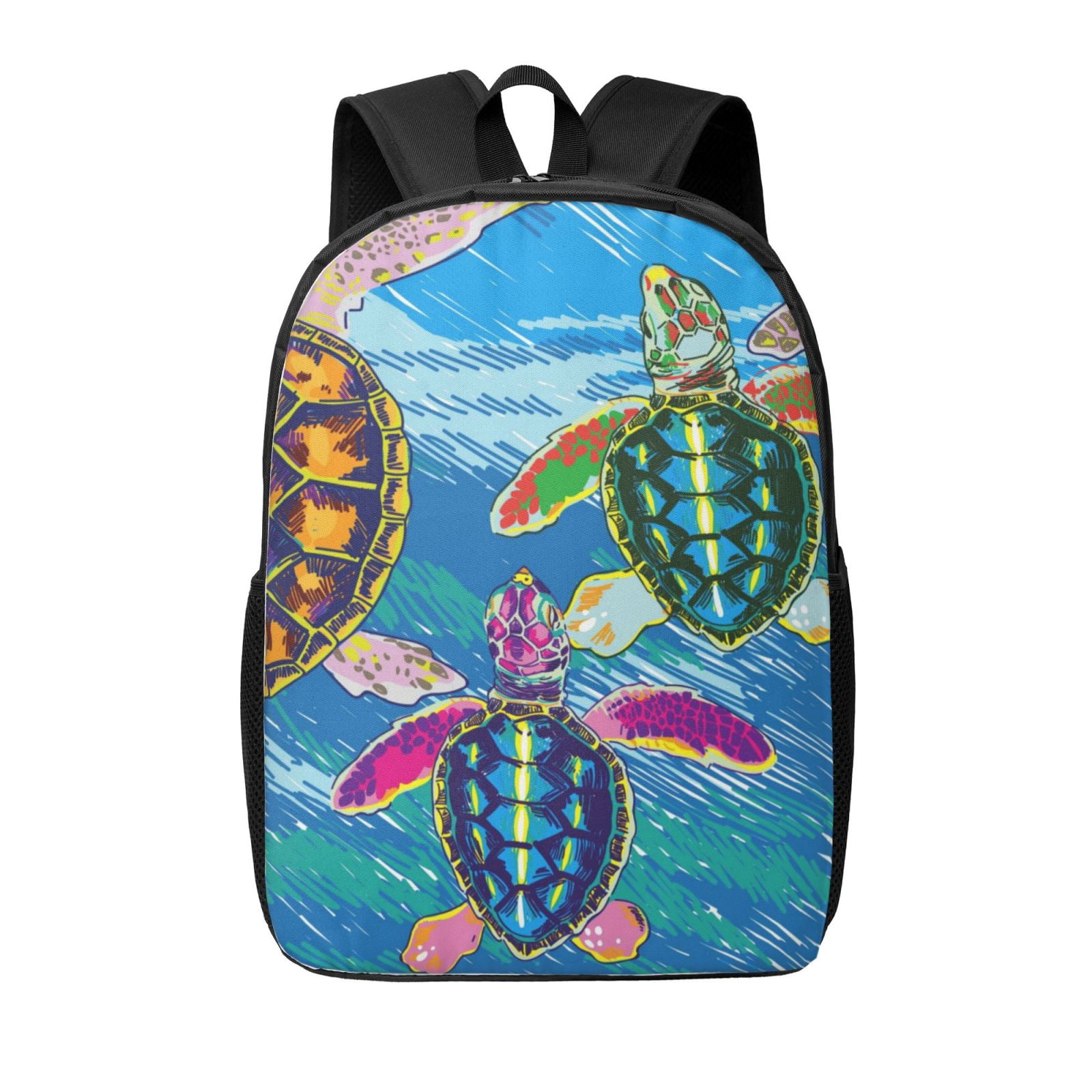 Tarvel Laptop Backpack for Women Men Little Sea Turtles 17 Inch ...