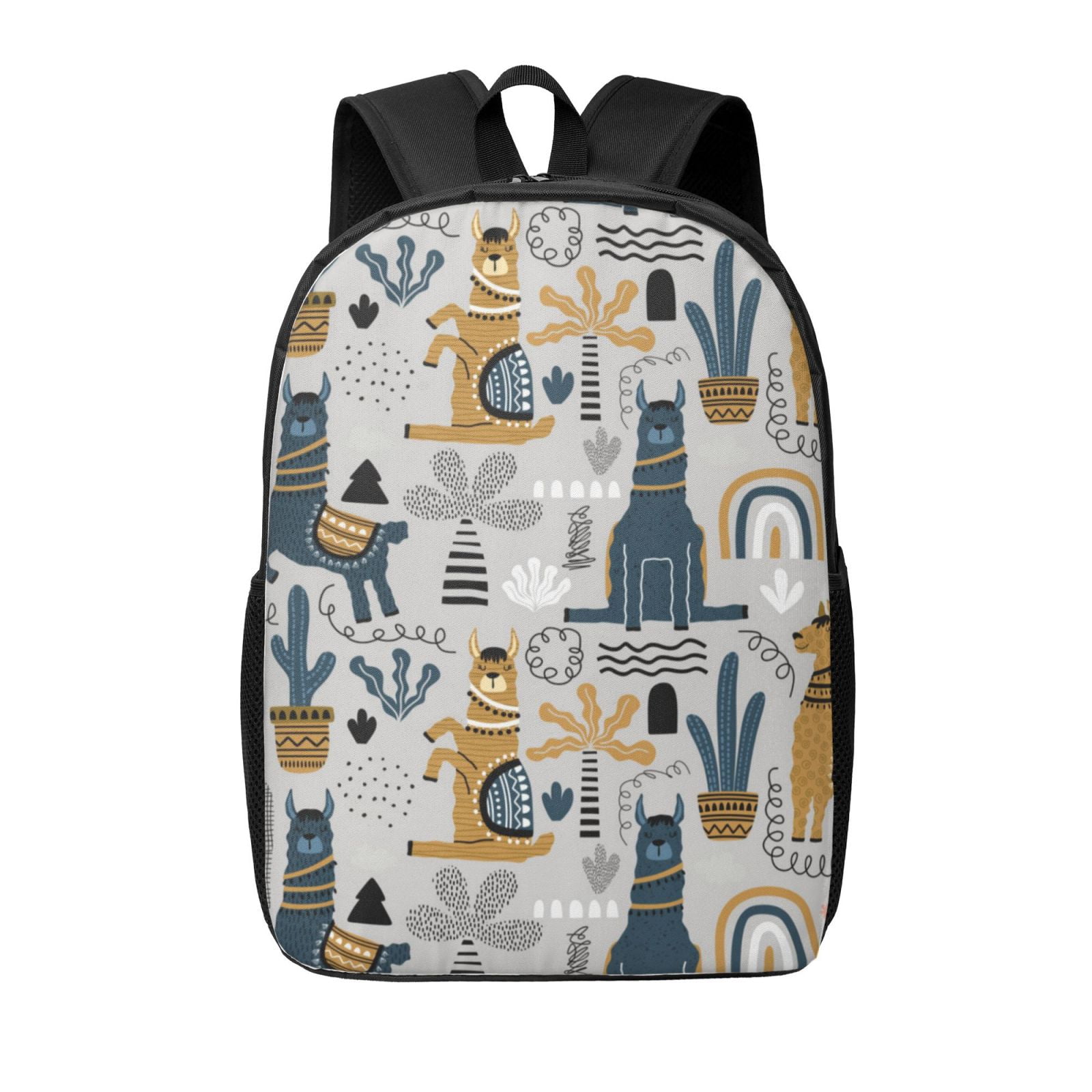 Tarvel Laptop Backpack for Women Men Llama and Cactus1 17 Inch Backpack ...