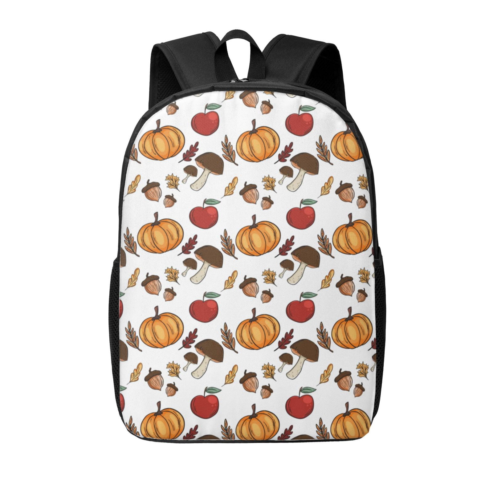 Tarvel Laptop Backpack for Women Men Maple leaf nut Mushroom 17 Inch ...