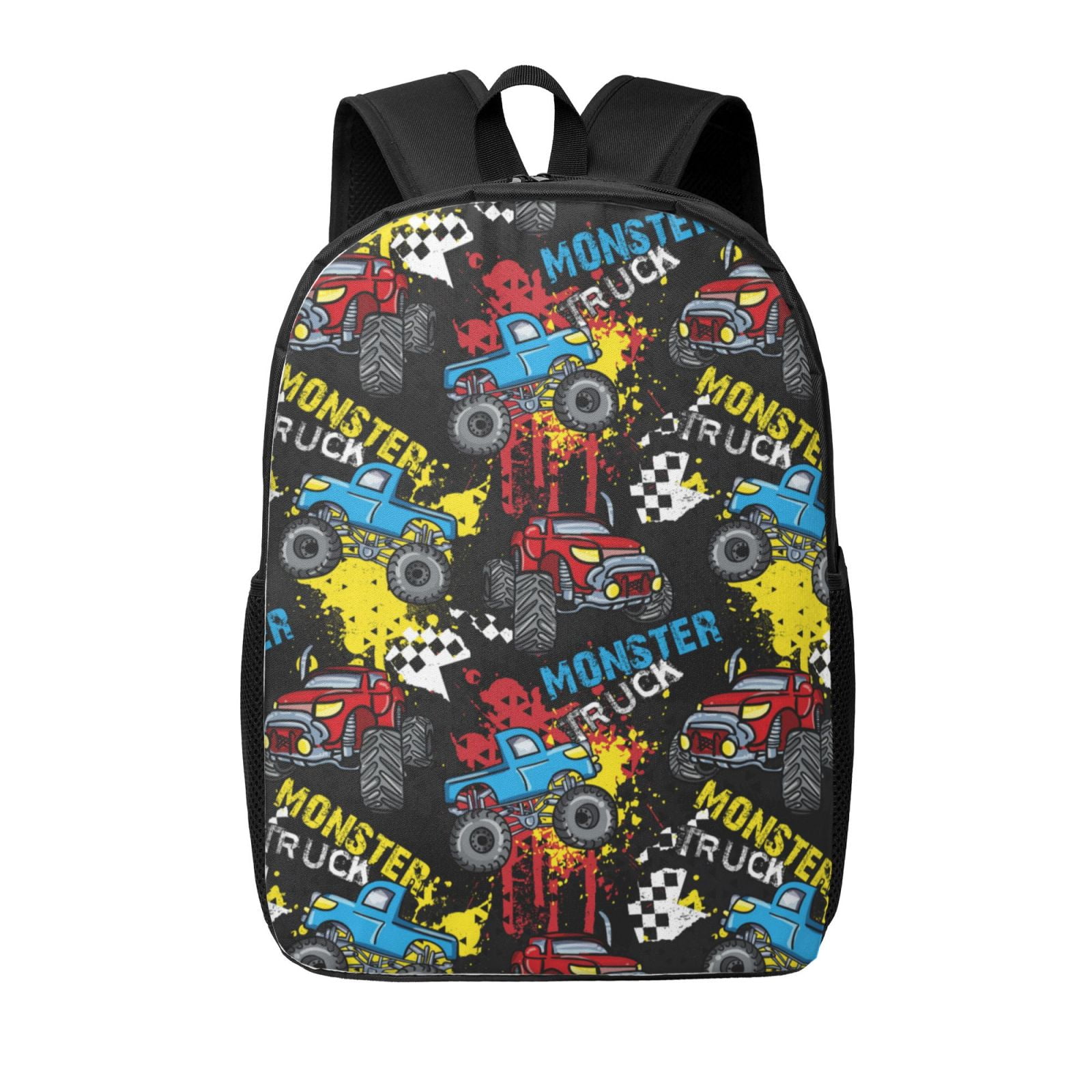 Tarvel Laptop Backpack for Women Men Monster Car 17 Inch Backpack for ...