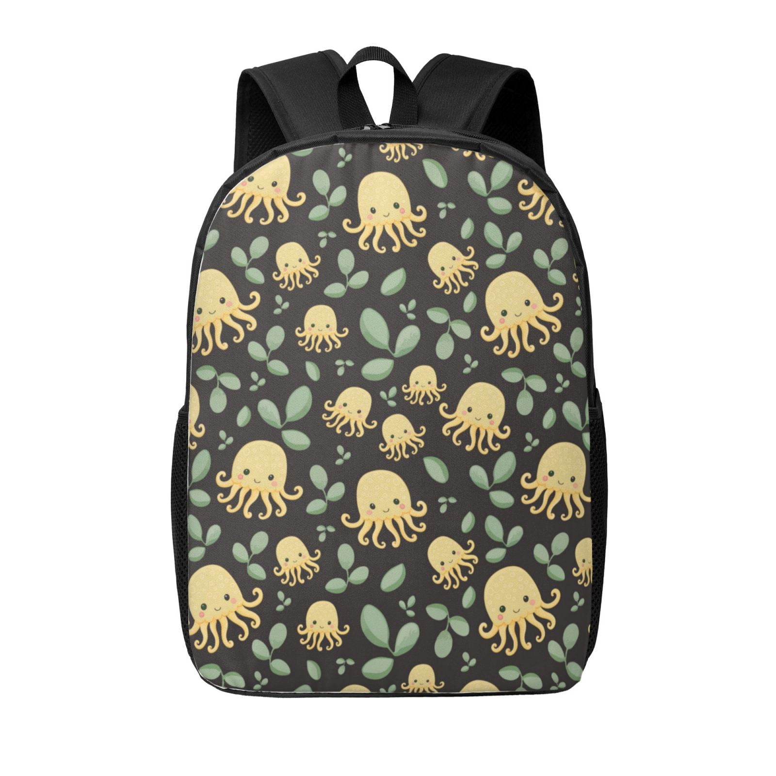 Tarvel Laptop Backpack for Women Men Octopuses And Leaves 17 Inch ...