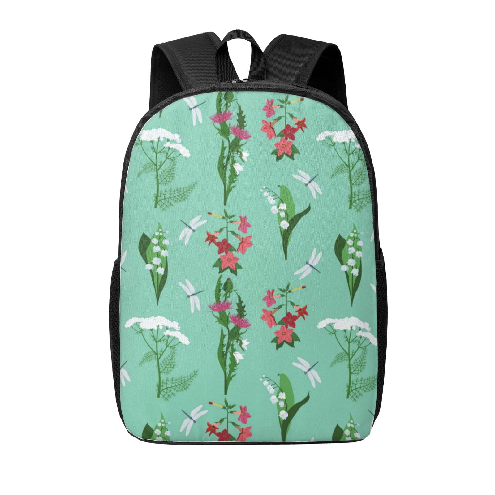 Tarvel Laptop Backpack for Women Men Saffron Greenery 17 Inch Backpack ...
