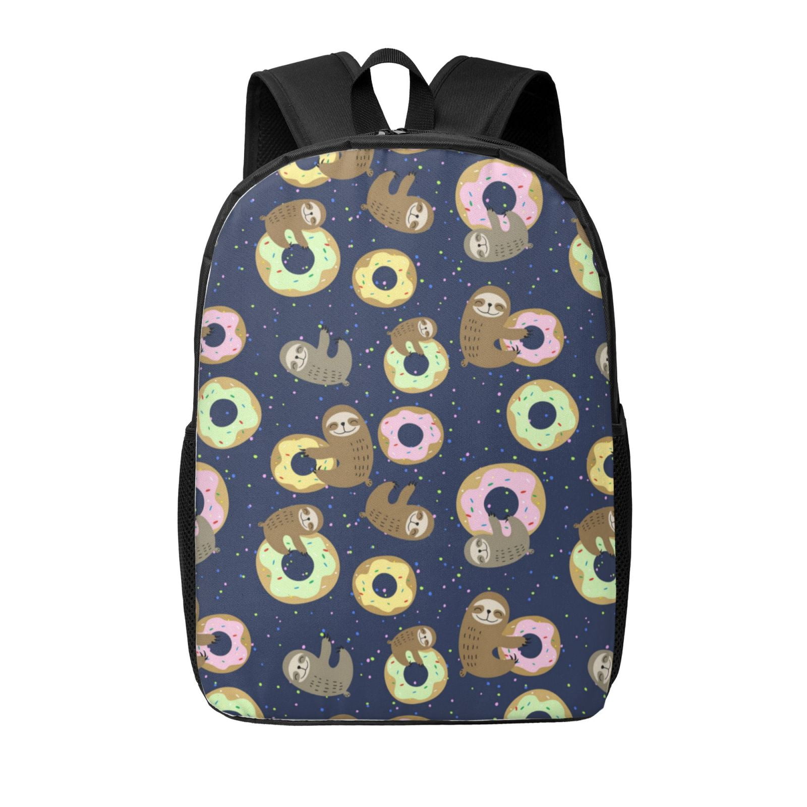 Tarvel Laptop Backpack for Women Men Sloth with Donuts 17 Inch Backpack ...