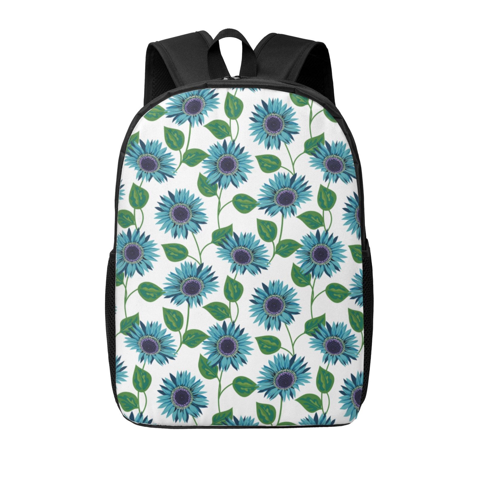 Tarvel Laptop Backpack for Women Men Sunflowers Green Leaves 17 Inch ...