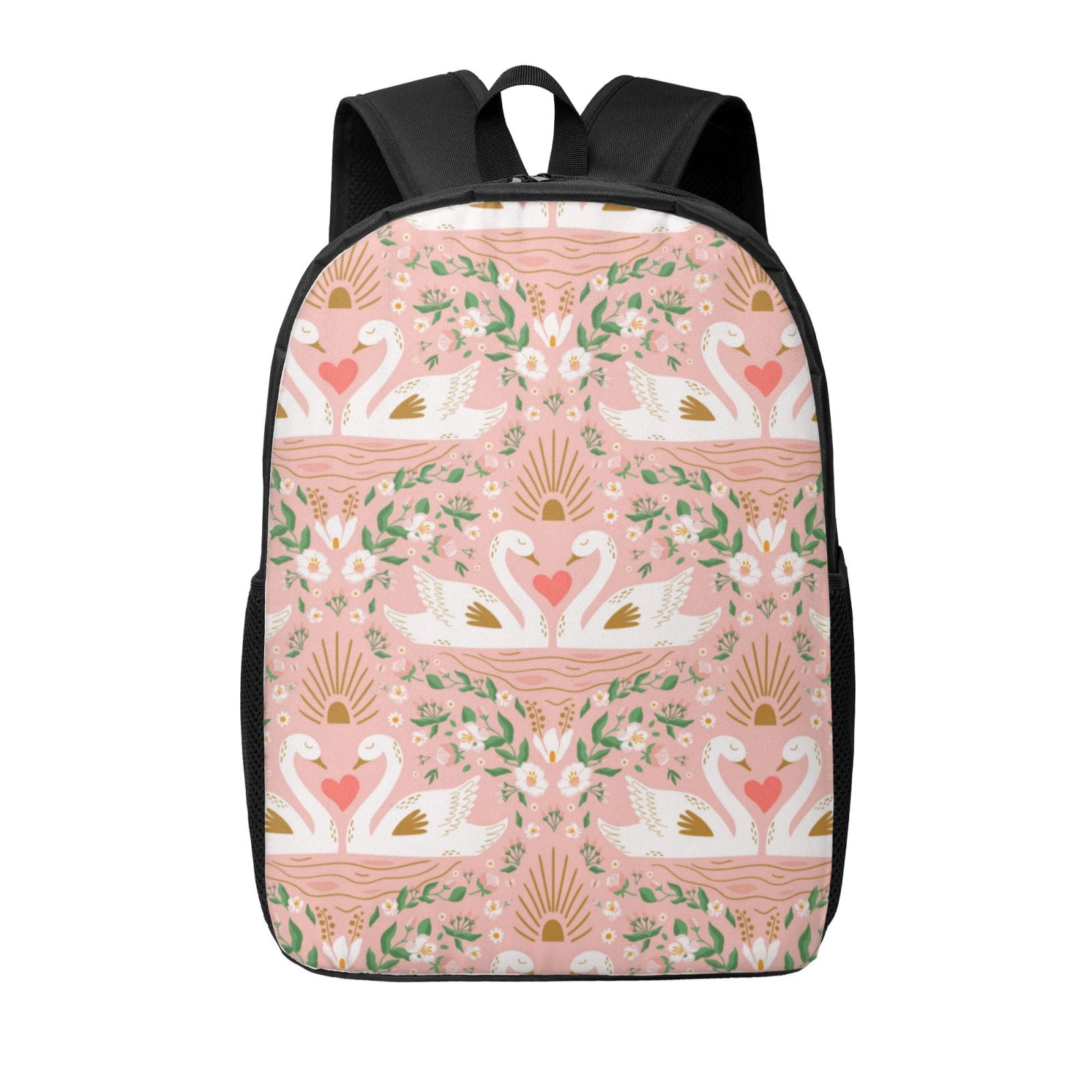 Tarvel Laptop Backpack for Women Men Swan Couple 17 Inch Backpack for ...