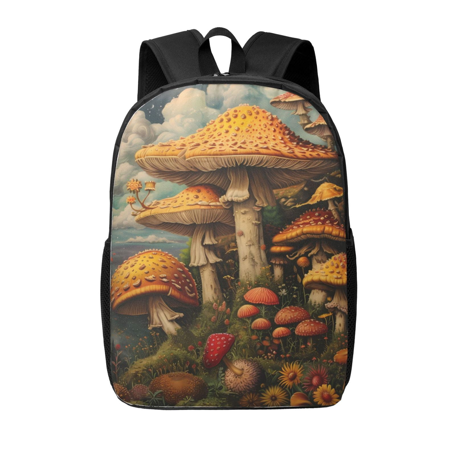 Tarvel Laptop Backpack for Women Men Vintage Cloud Mushroom 17 Inch ...