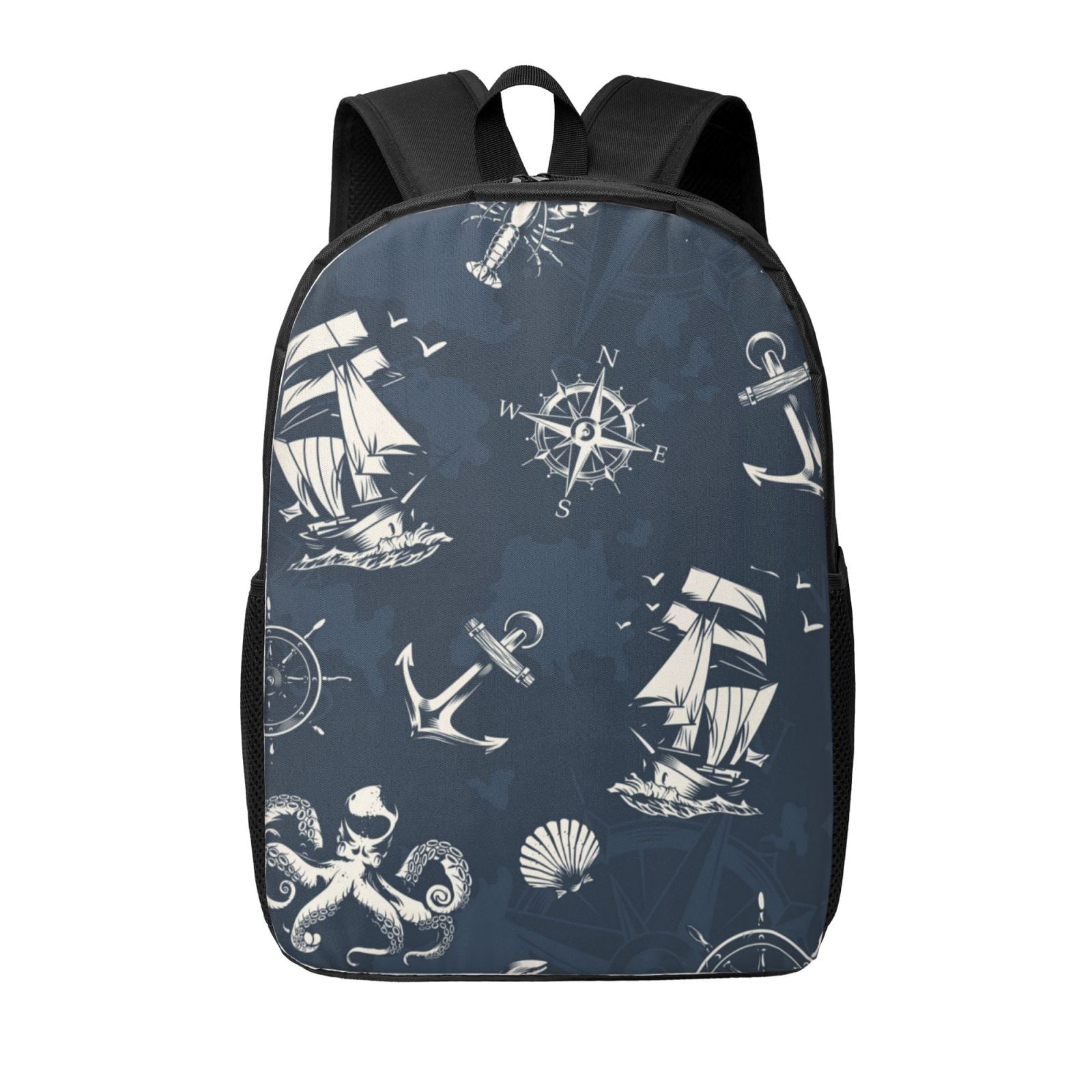 Tarvel Laptop Backpack for Women Men Vintage Marine 17 Inch Backpack ...