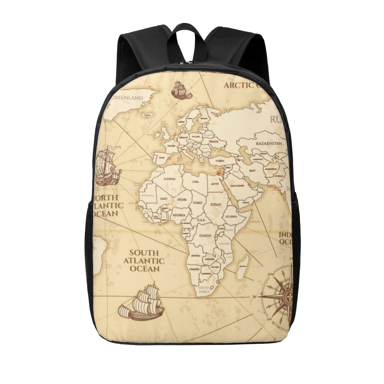 Tarvel Laptop Backpack for Women Men World Map 17 Inch Backpack for ...