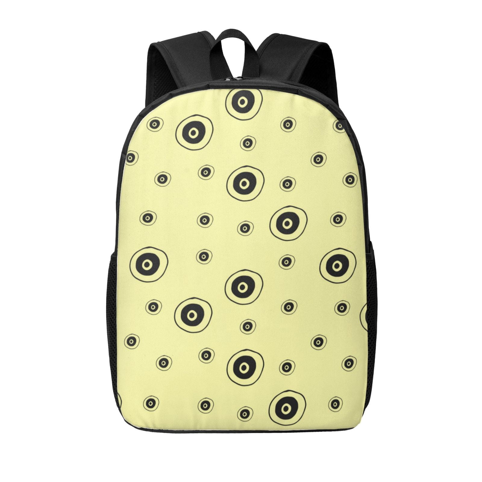 Tarvel Laptop Backpack for Women Men abstract yellow circles 17 Inch ...
