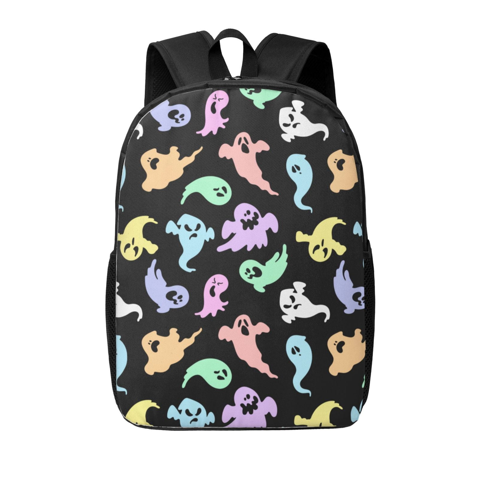 Tarvel Laptop Backpack for Women Men colorful halloween ghost 17 Inch ...