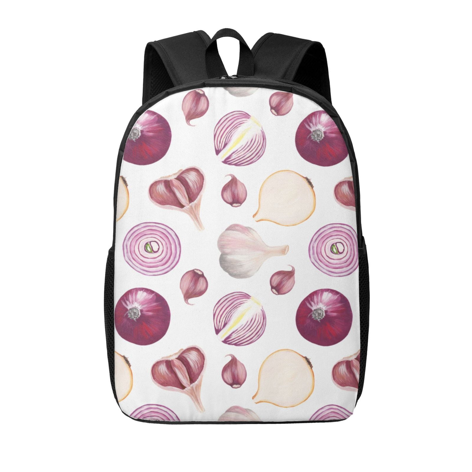 Tarvel Laptop Backpack for Women Men funny Onion garlic 17 Inch Backpack for School, Computer ...