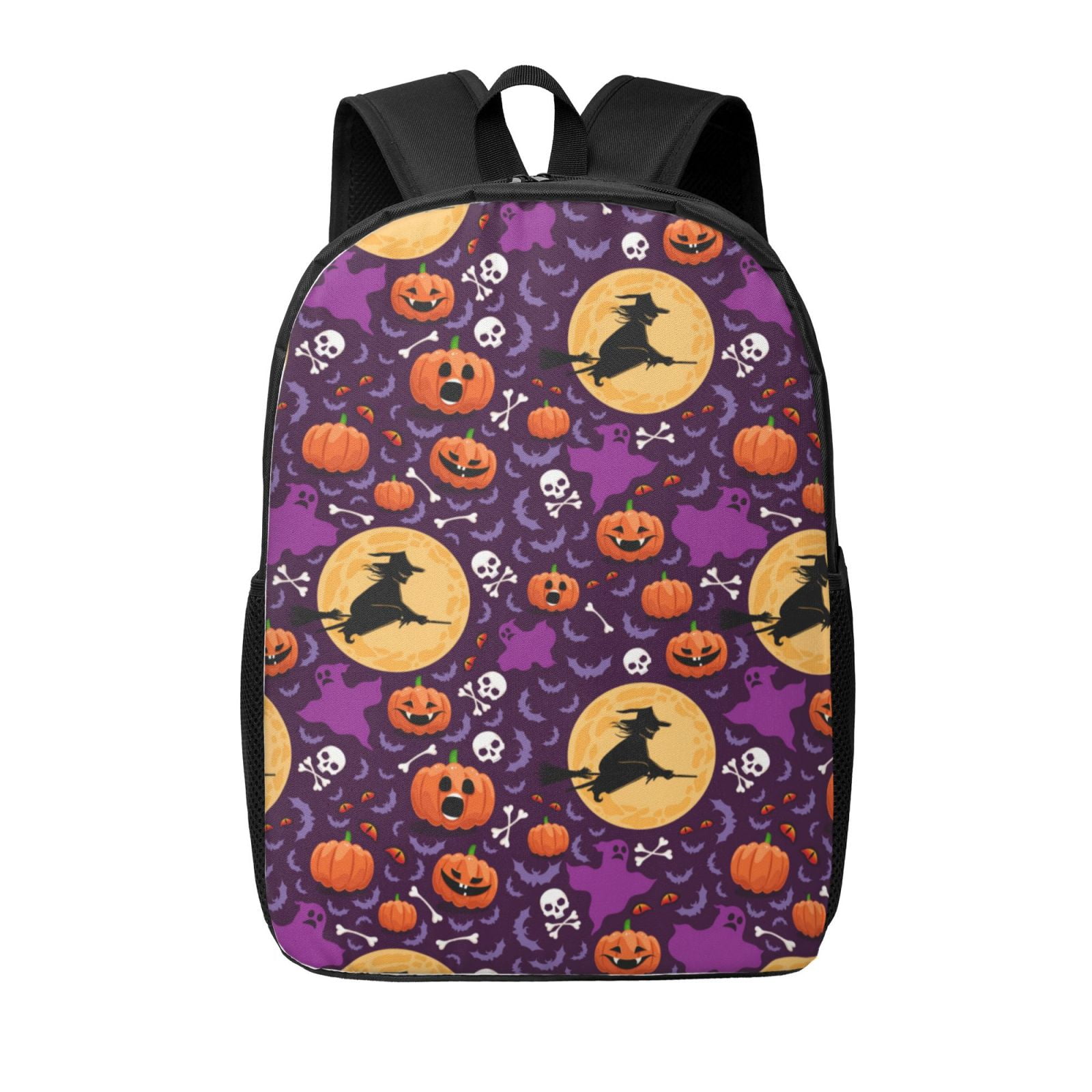 Tarvel Laptop Backpack for Women Men halloween witch pumpkins 17 Inch ...