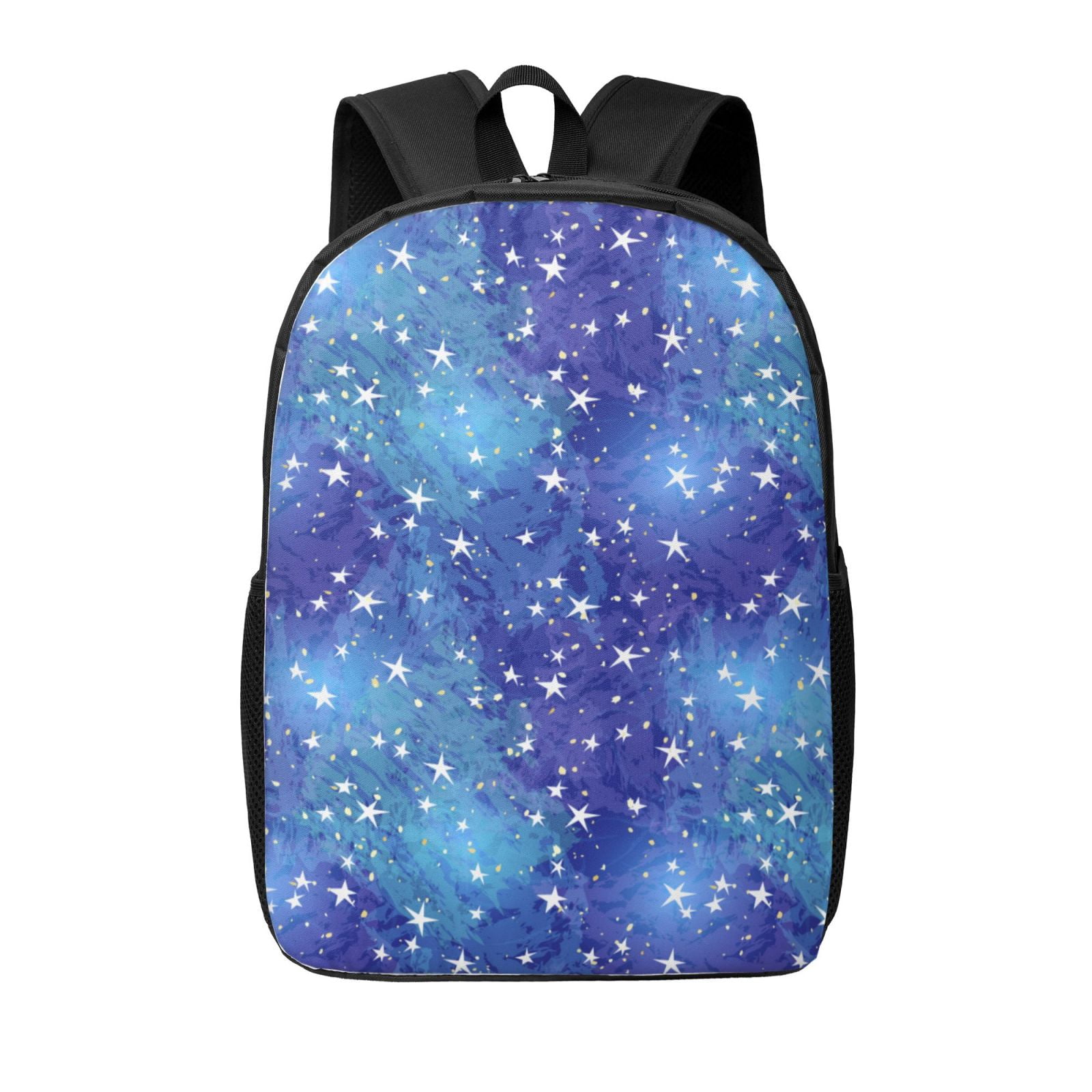 Tarvel Laptop Backpack for Women Men shiny starry sky blue sky 17 Inch ...