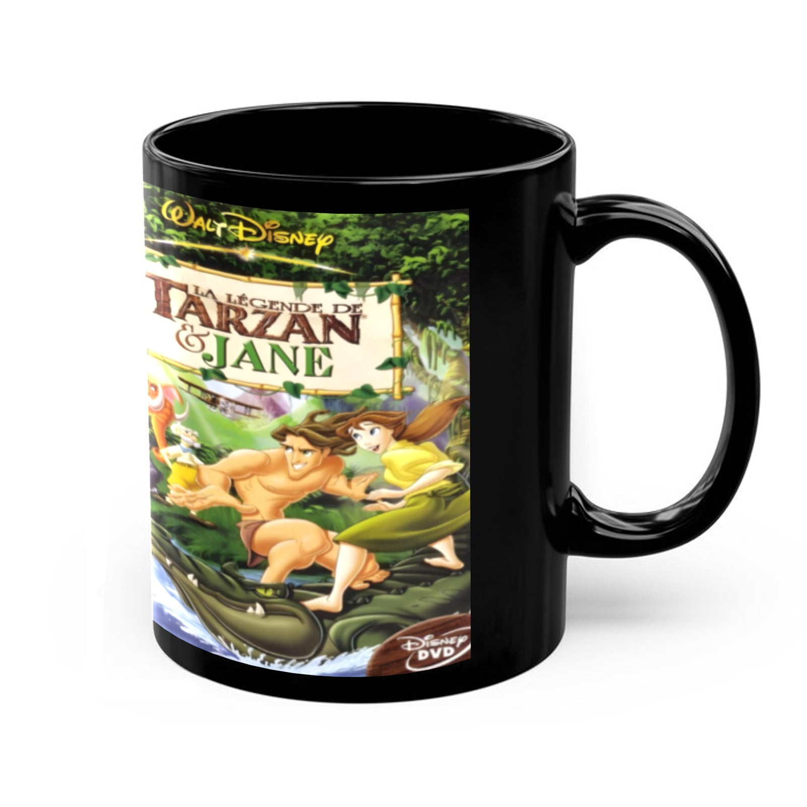 Tarzan Custom Ceramic Mug—Art That Survives the Microwave. - Walmart.com