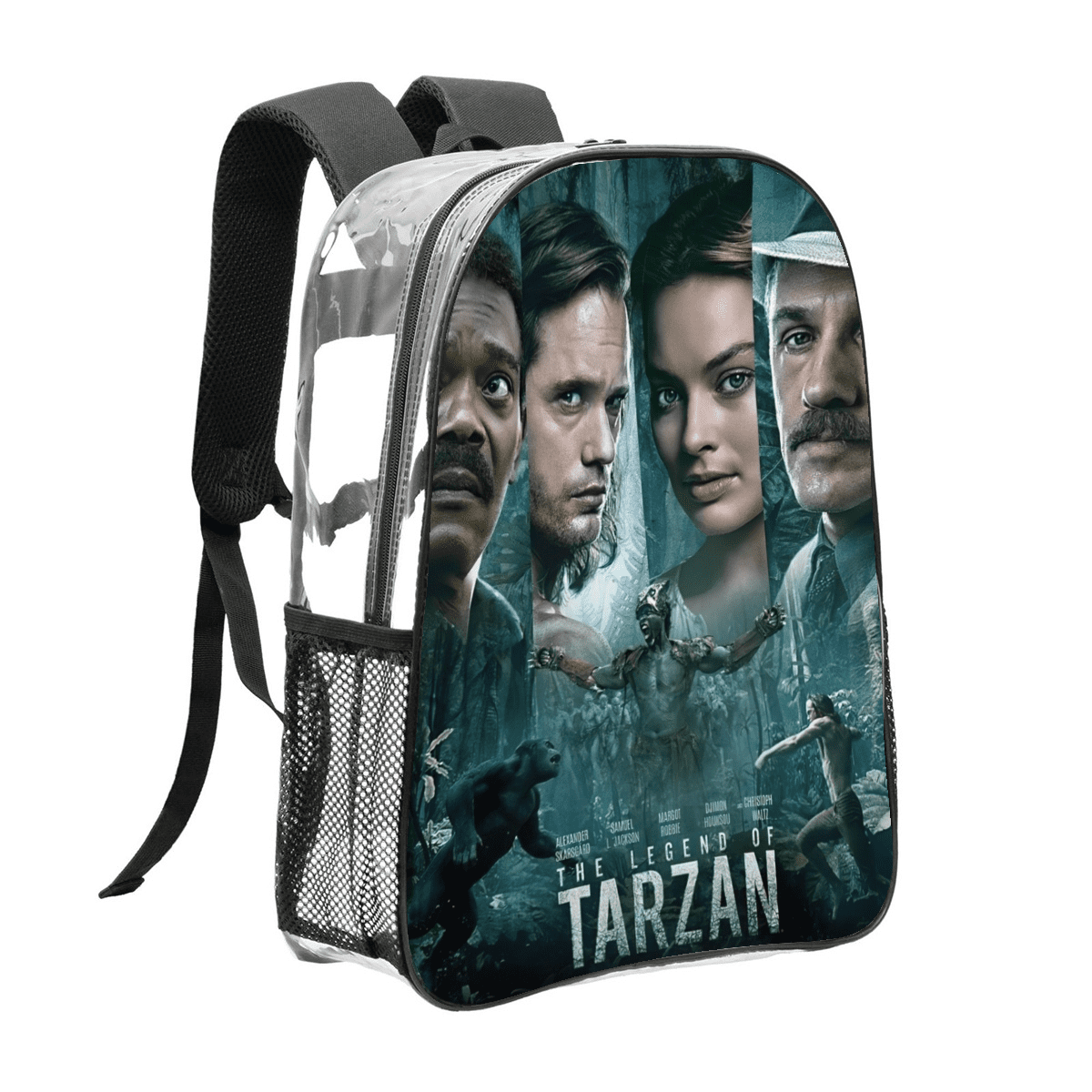 Tarzan Pattern Transparent Backpack Lightweight And fashionable ...