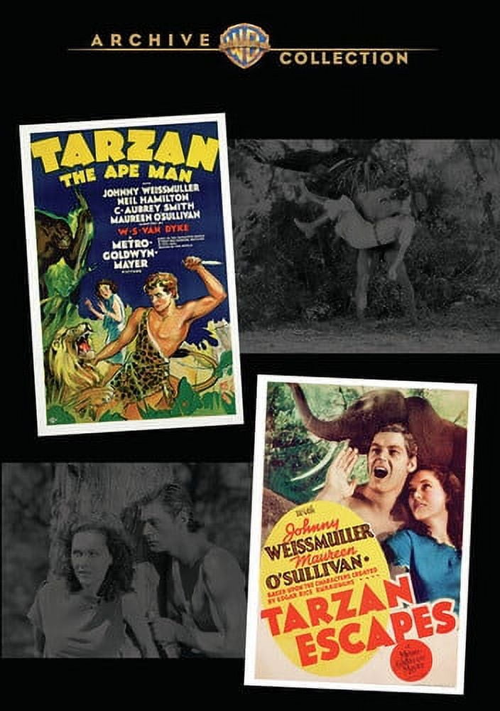 Tarzan The Ape Man / Tarzan Escapes (DVD), Warner Archives, Action ...