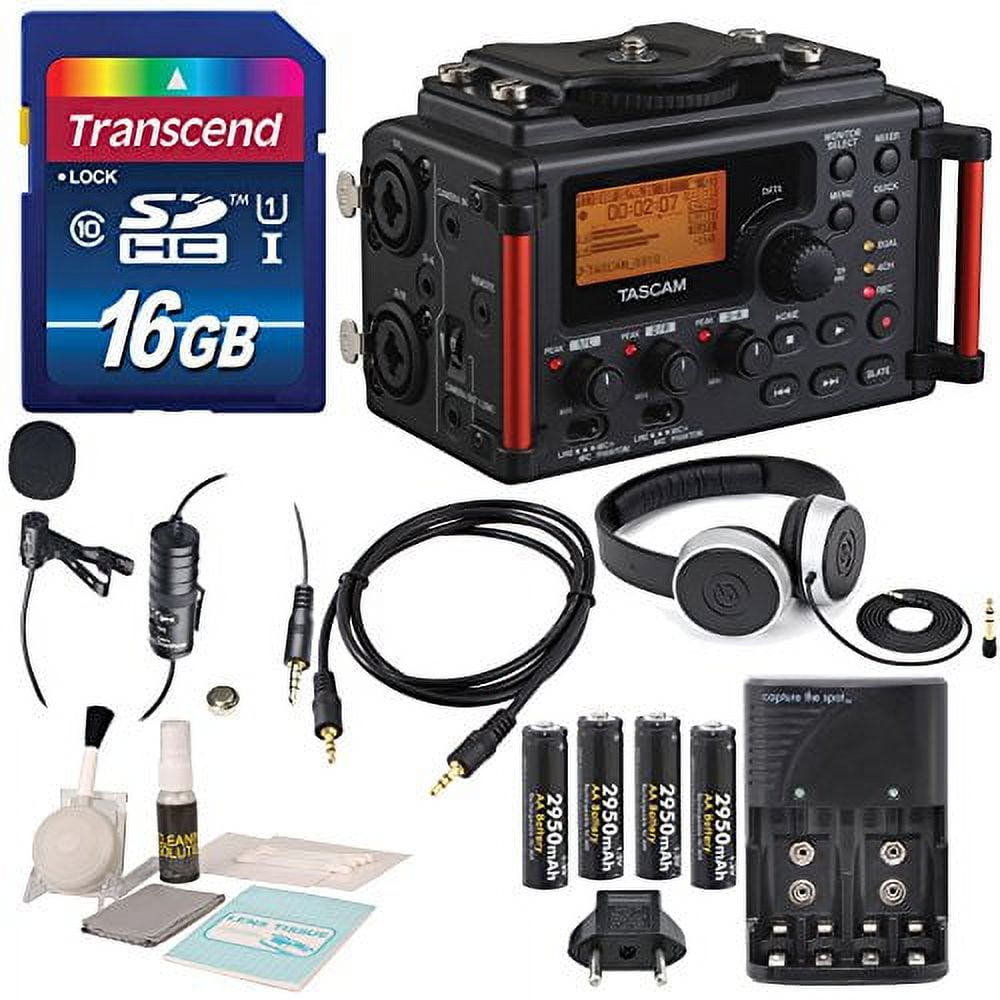Tascam DR-60DmkII 4-Channel Portable Recorder for DSLR with Deluxe ...