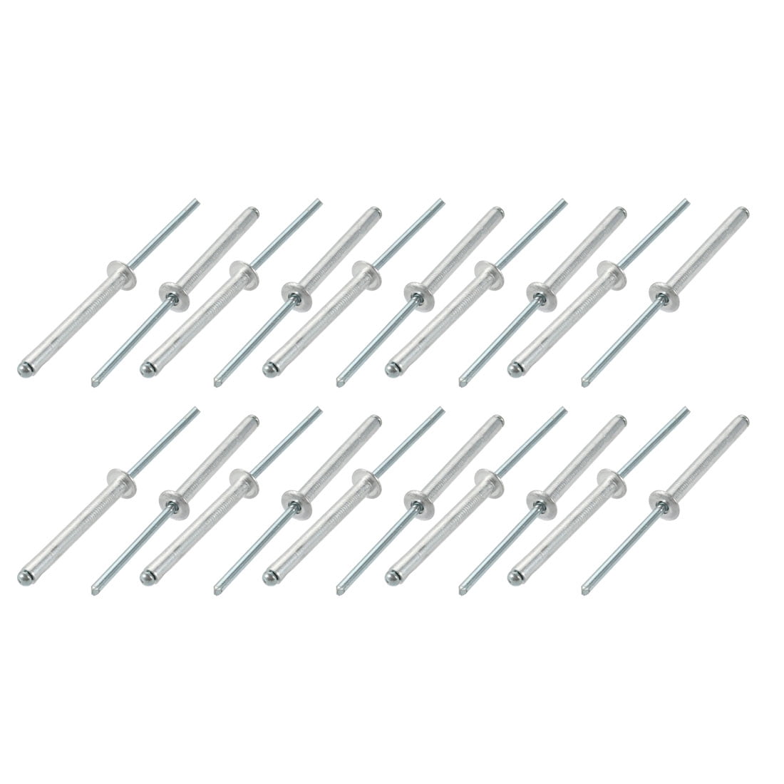 Tasharina 20Pcs 4mm x 35mm Aluminum/Steel Open End Blind Rivets ...