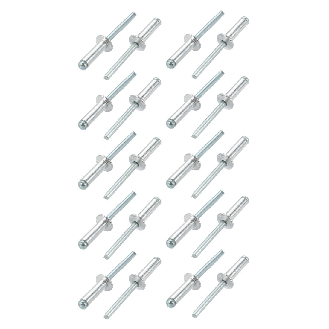 Tasharina 20Pcs 6mm x 20mm Aluminum Steel Open End Blind Rivets ...