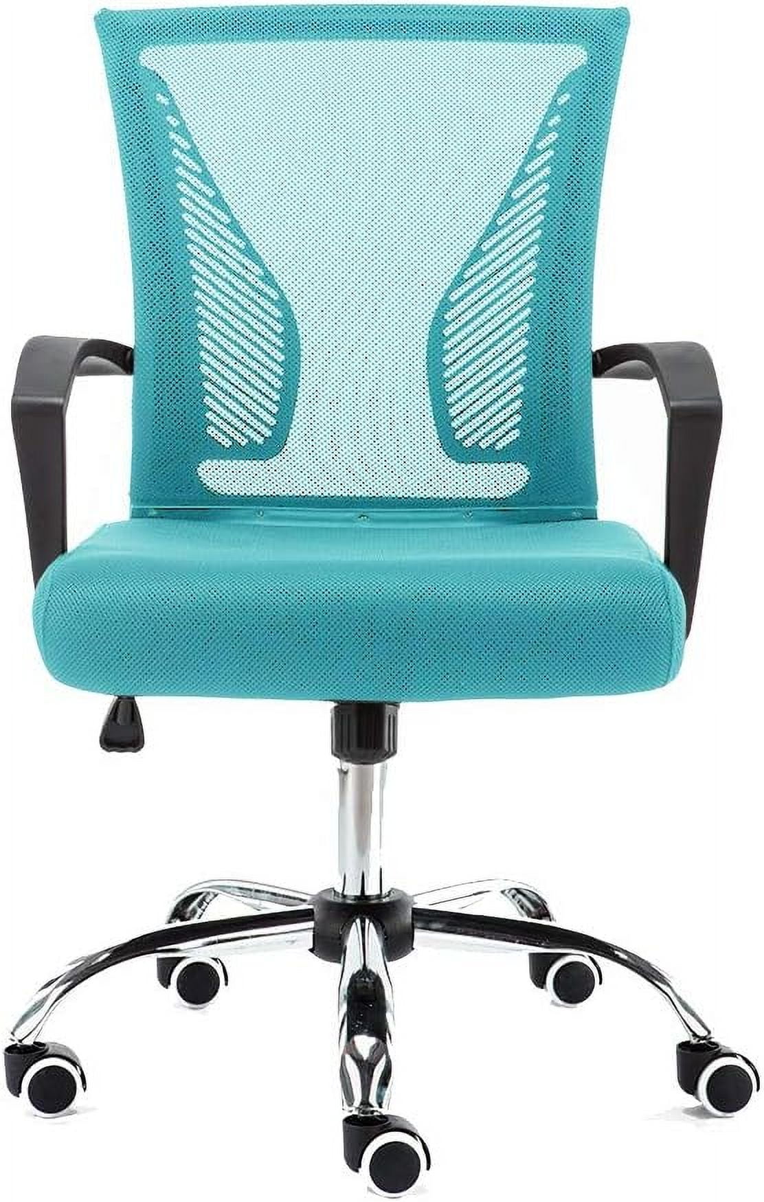 Task Chair - Ergonomic Back Supporting Mesh Back Desk Chair (White ...