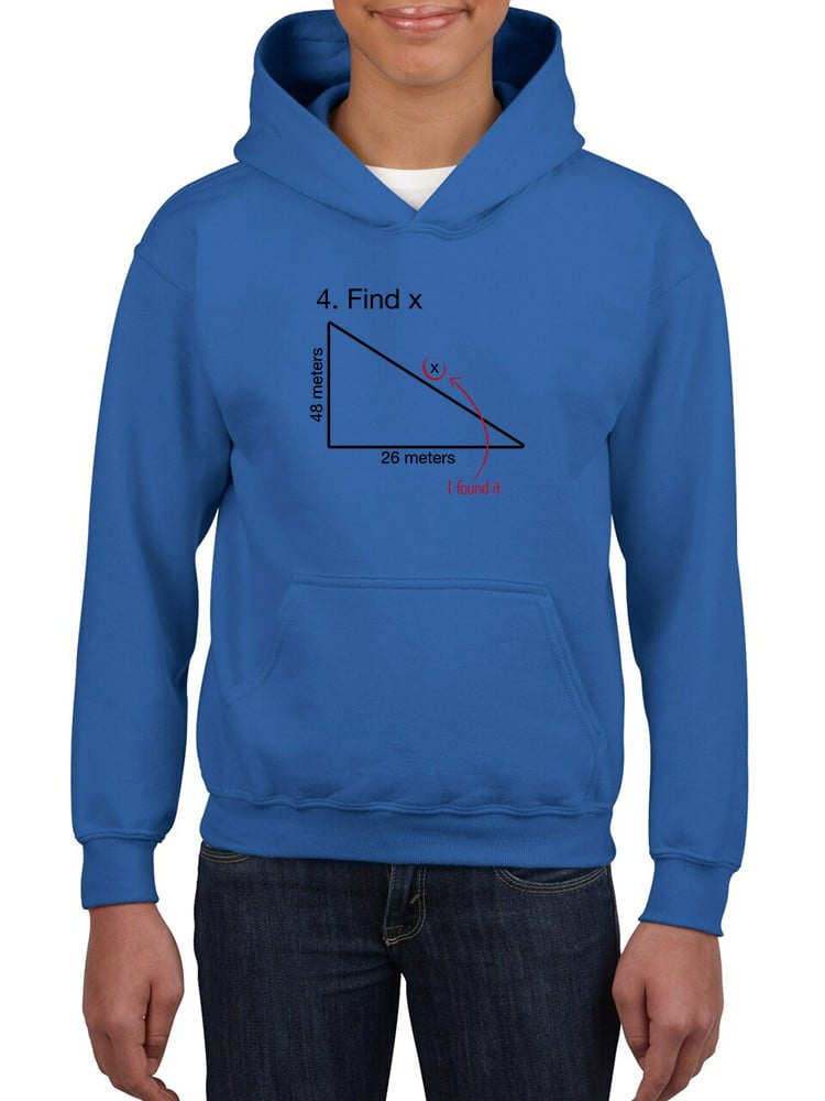 Task: Find The X Hoodie Juniors -Smartprints Designs, Large - Walmart.com