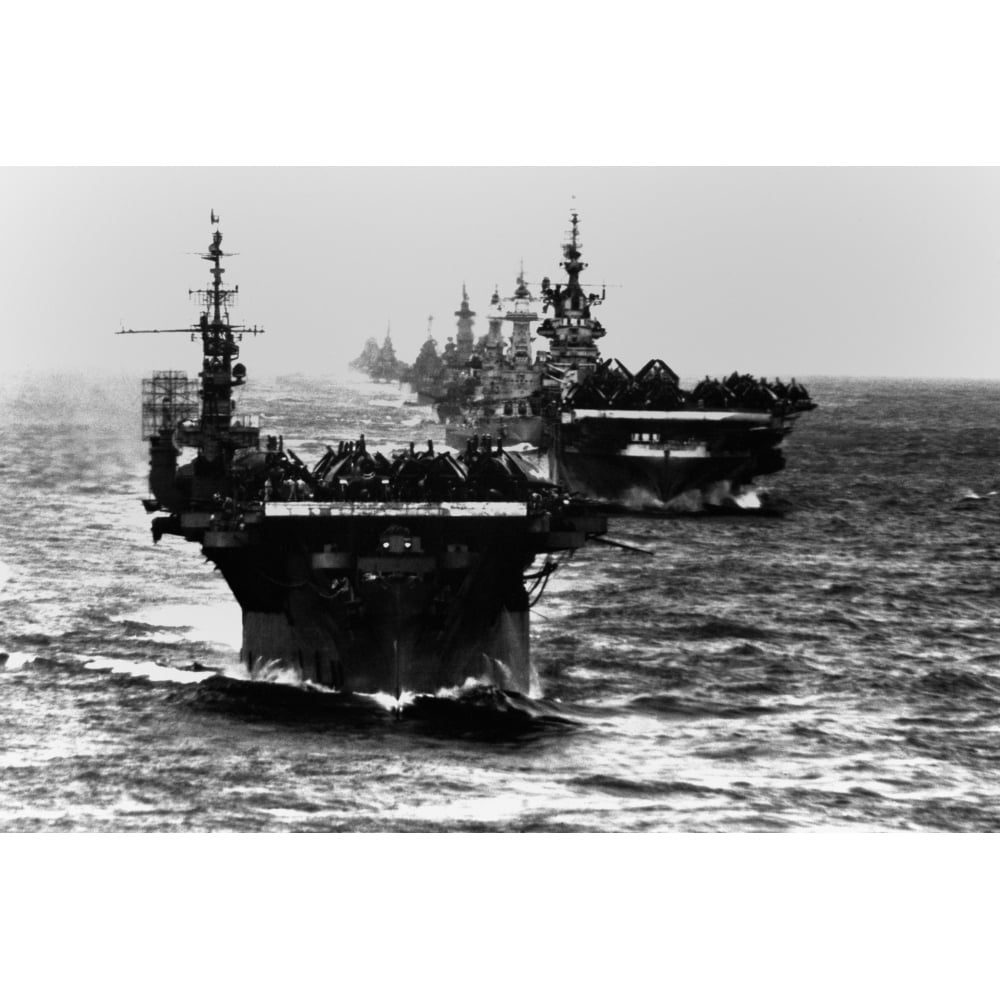 Task Group 38.3 Entering Ulithi Anchorage After The Philippine Invasion ...