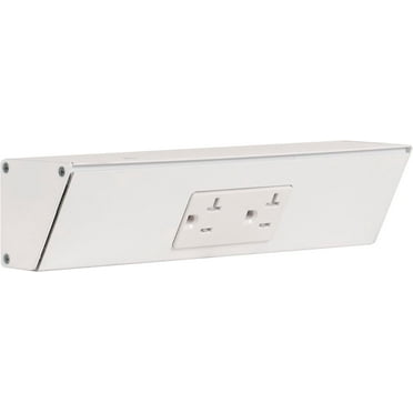 Plugmold Multi Outlet Strip 12 Single 15 Amp Outlets Steel Ivory ...