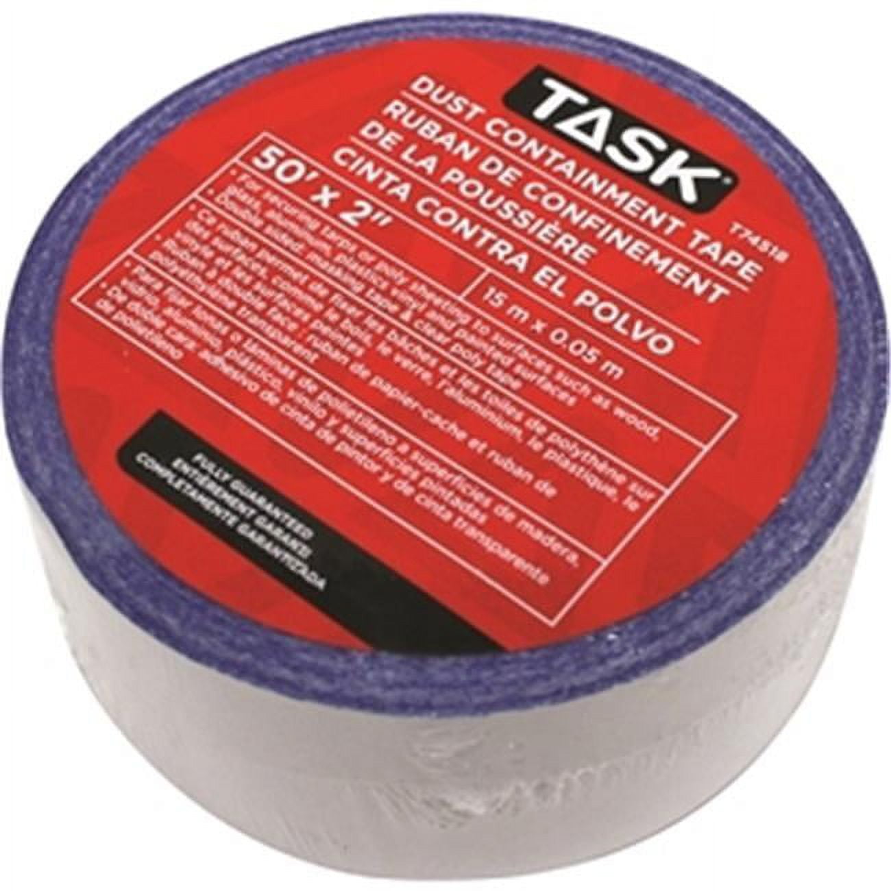 Task Tools T74518 Tape Dust Contain Quick Support Rods, 2 in. x 50 ft ...