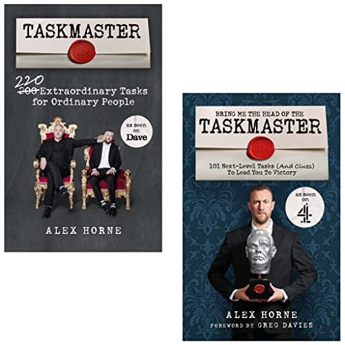 Taskmaster Collection 2 Books Set (Taskmaster, Bring Me The Head Of The ...