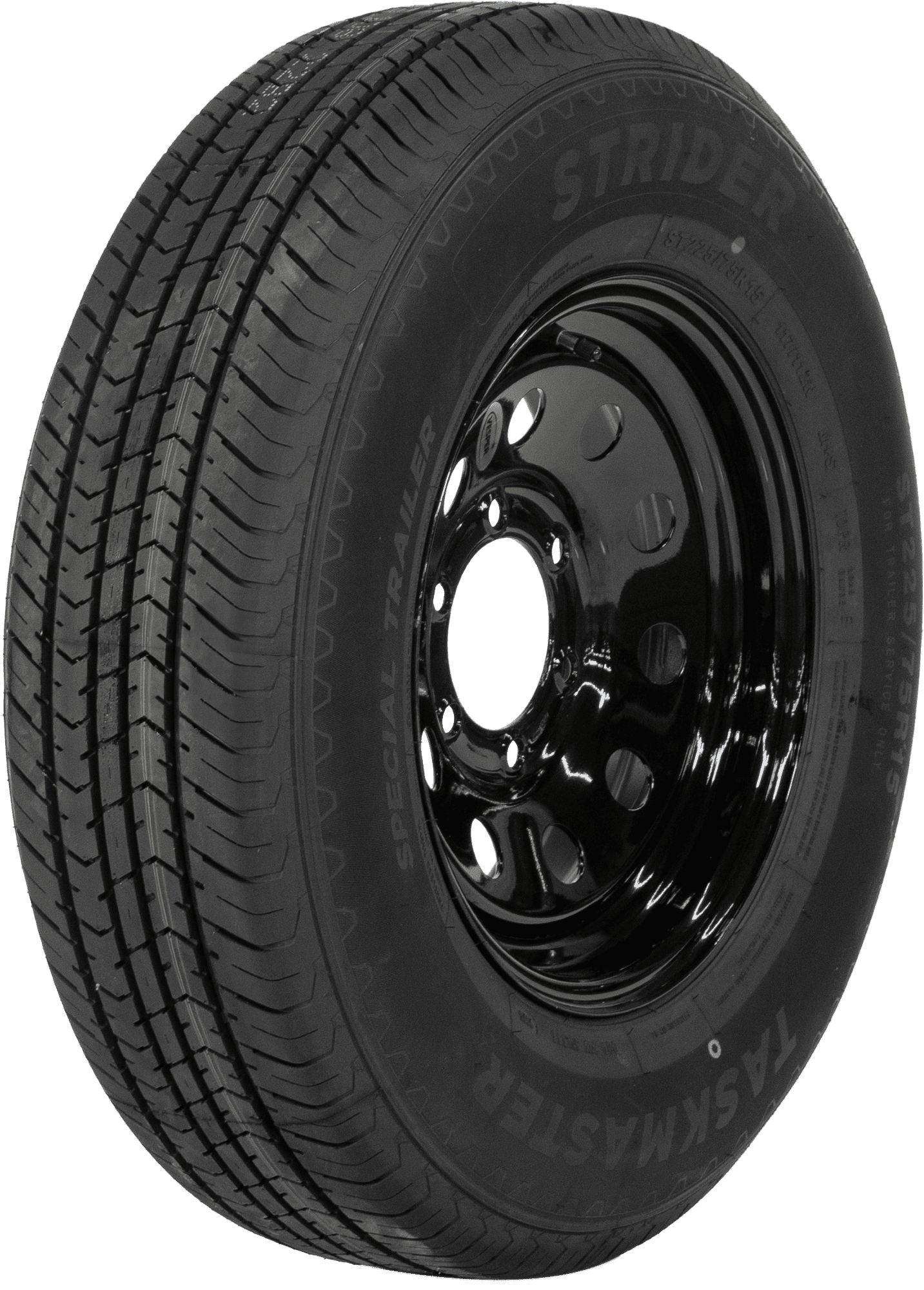 Taskmaster Strider ST225/75415 10 Ply Load Range E Radial Trailer Tire ...