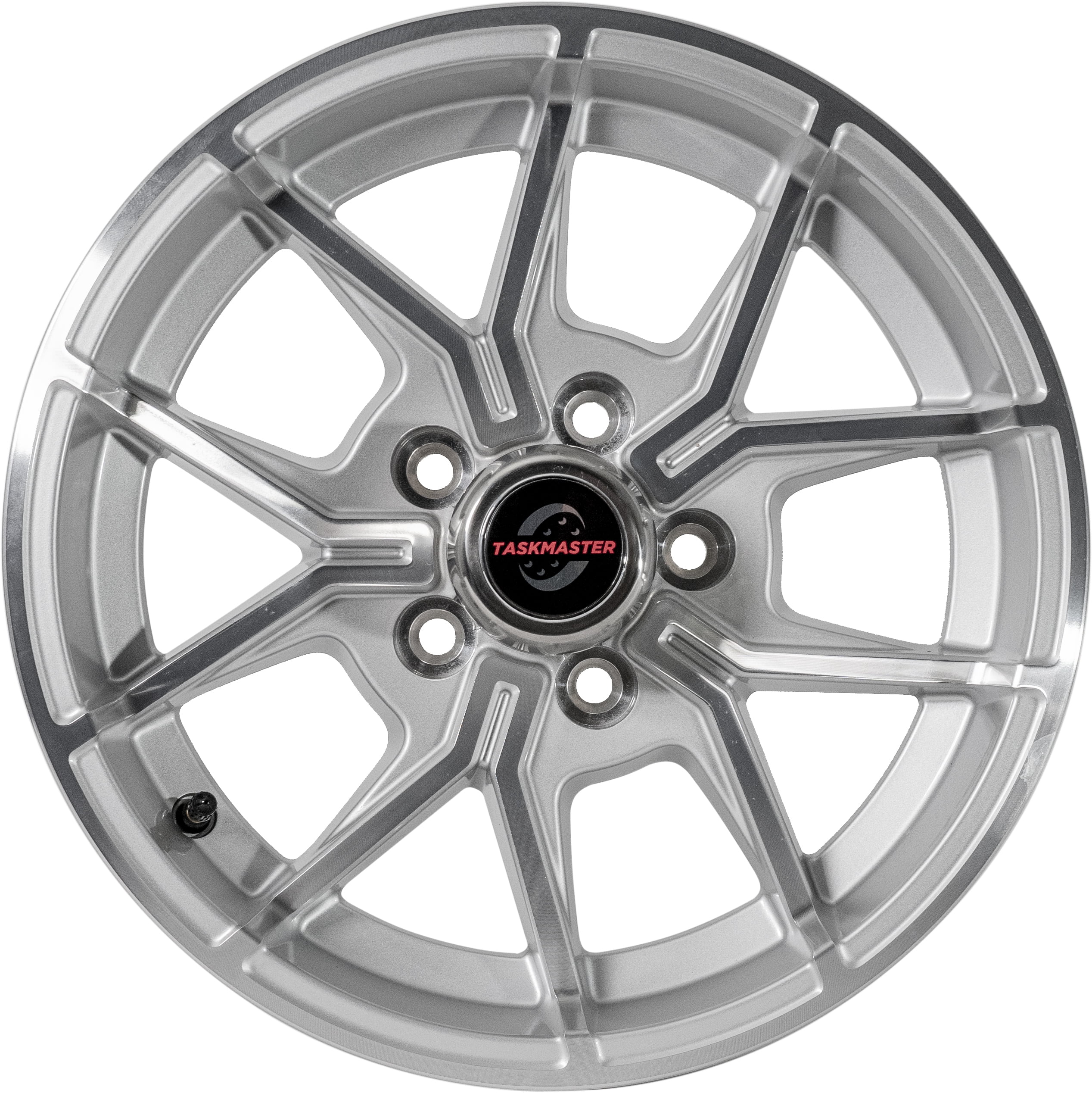 Taskmaster Trinity 5 Fork Aluminum Trailer Wheel Rim 15x5 5x4.5 Silver ...
